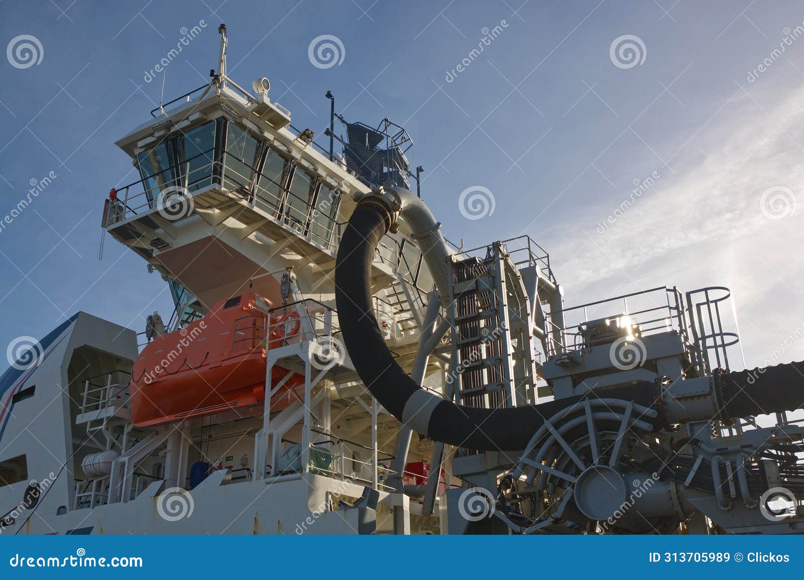 Superstructure on ship stock image. Image of vessel - 313705989