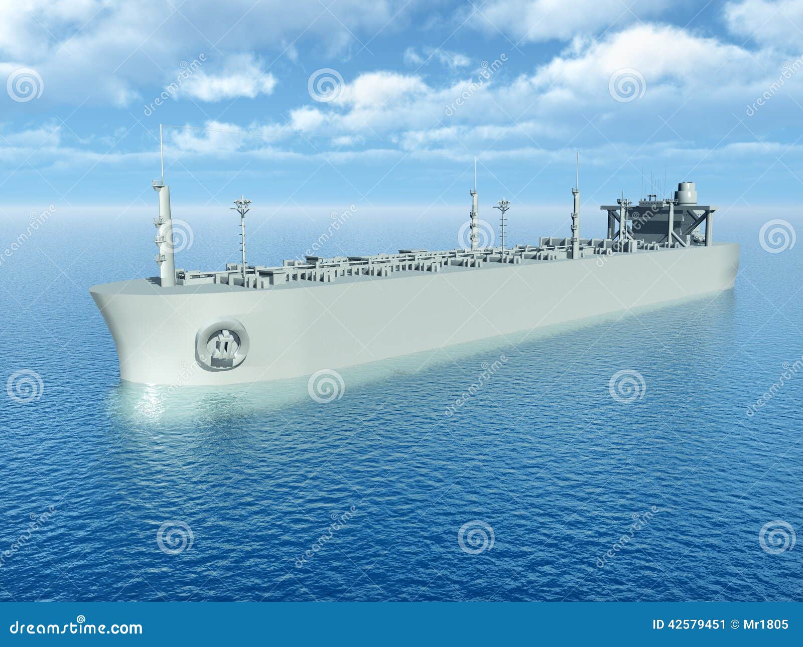 Supertanker stock illustration. Illustration of blue - 42579451