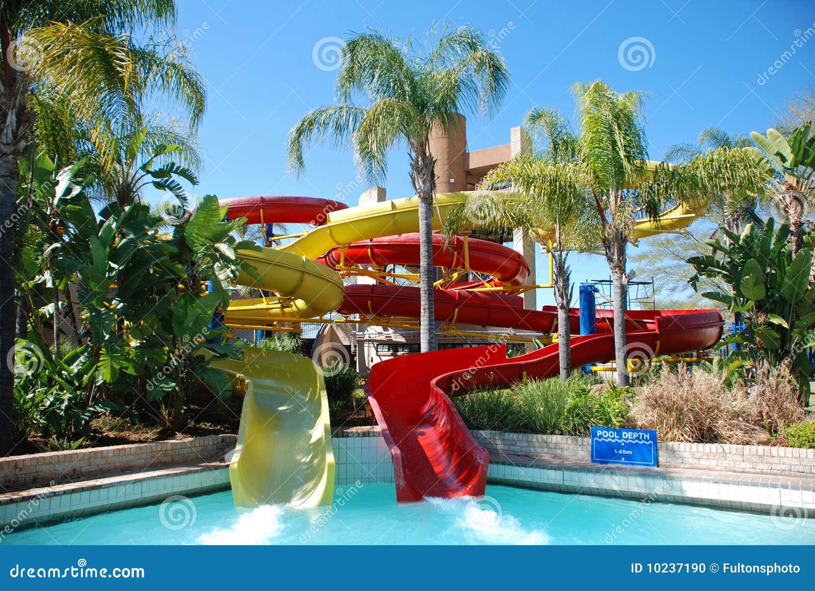 Supertube at Holiday Resort Stock Photo - Image of amusement, holiday ...