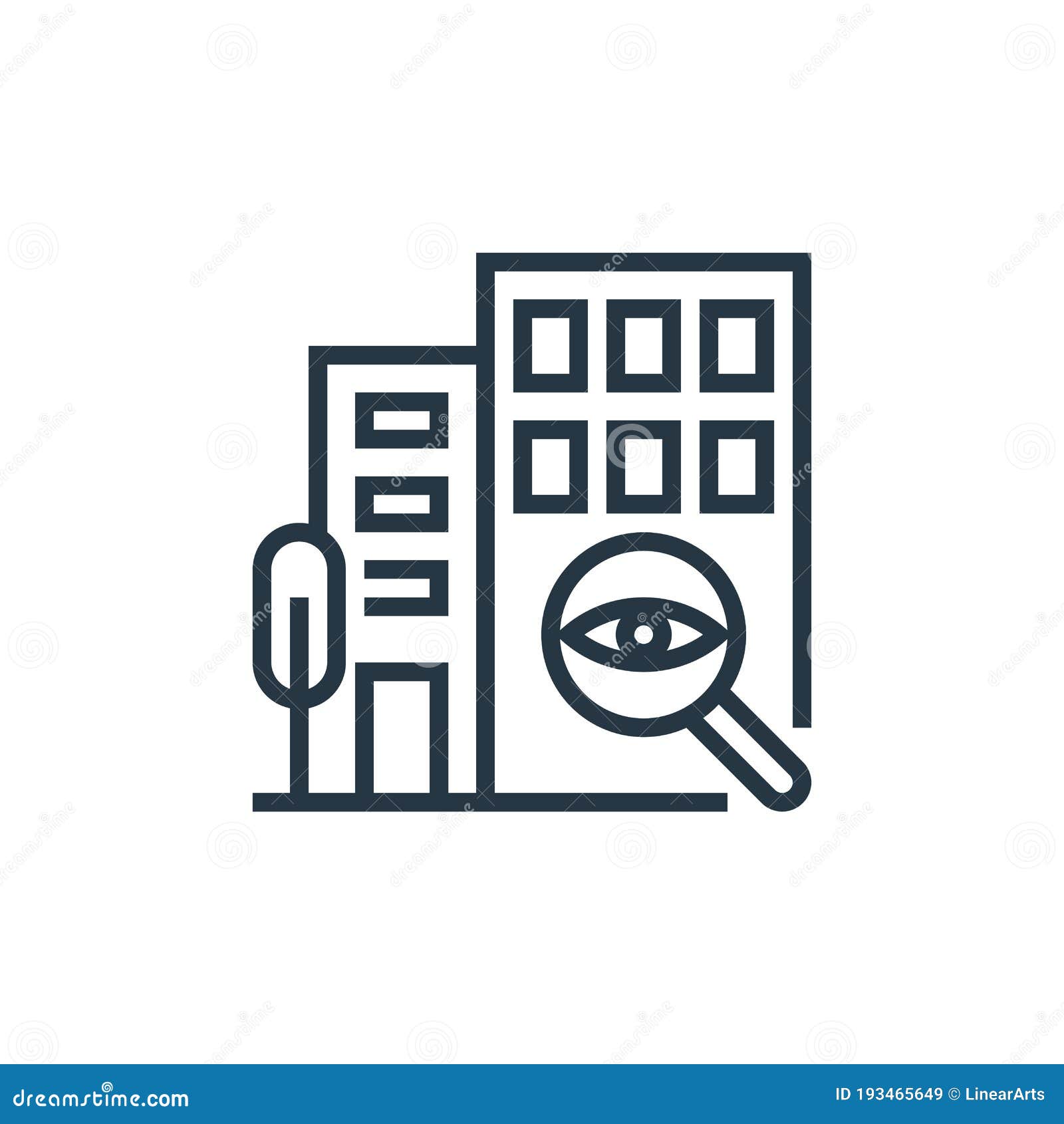 Supervised Icon Vector from Business Process Outsourcing Concept. Thin ...