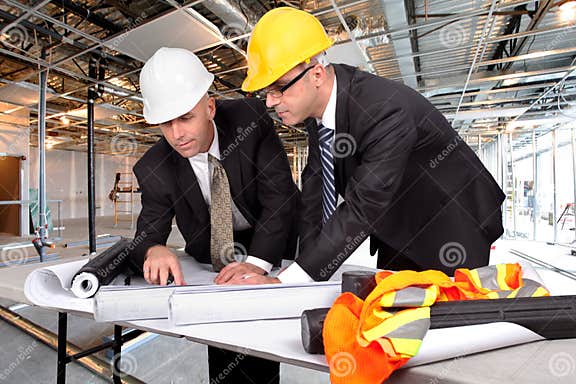 Supervising Construction Site Stock Image - Image of industrial ...