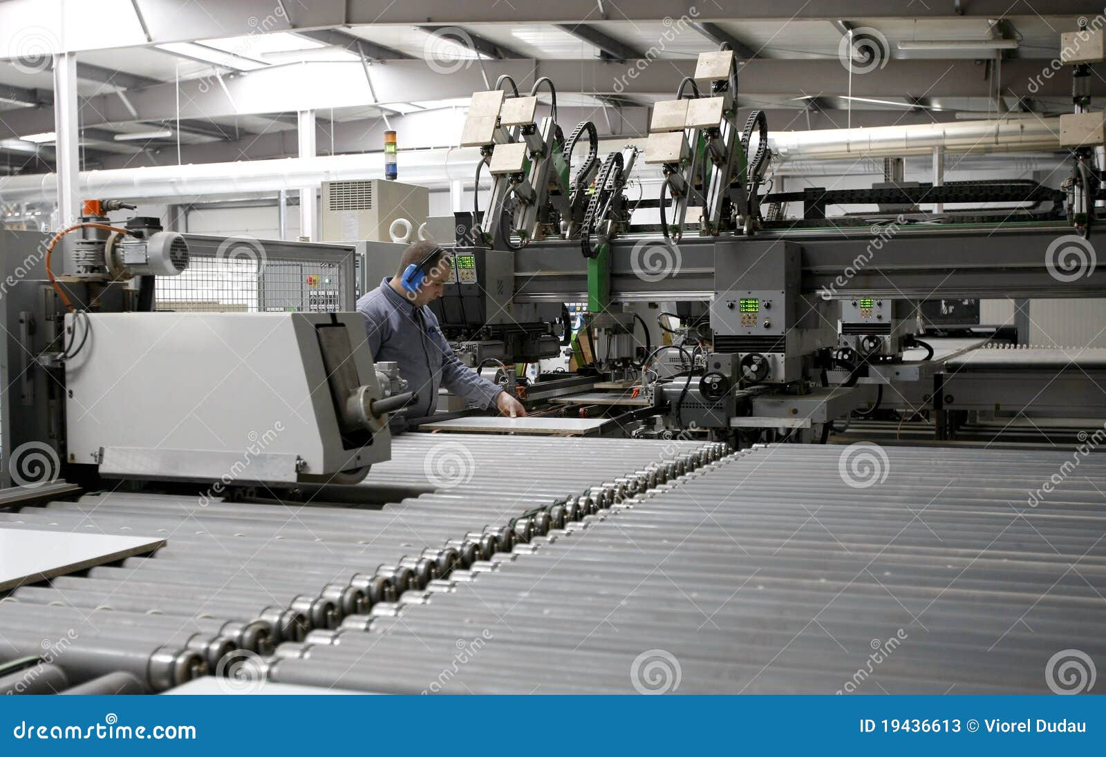 Supervisor in Automatic Factory Editorial Stock Photo - Image of ...