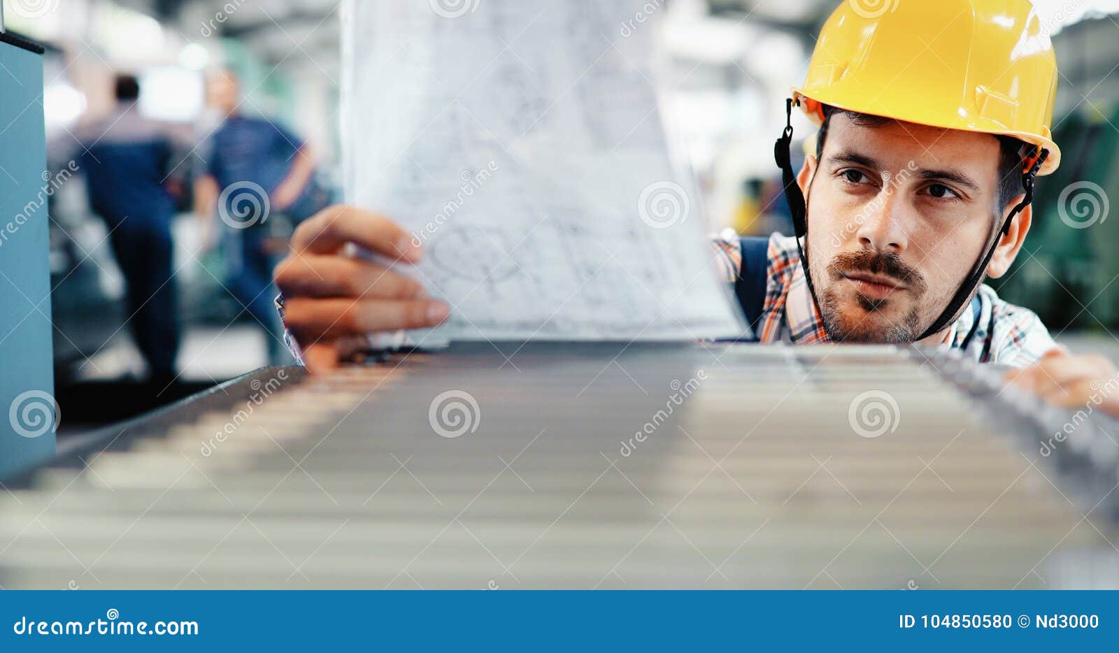 Supervisor Doing Quality Control and Pruduction Check in Factory Stock ...