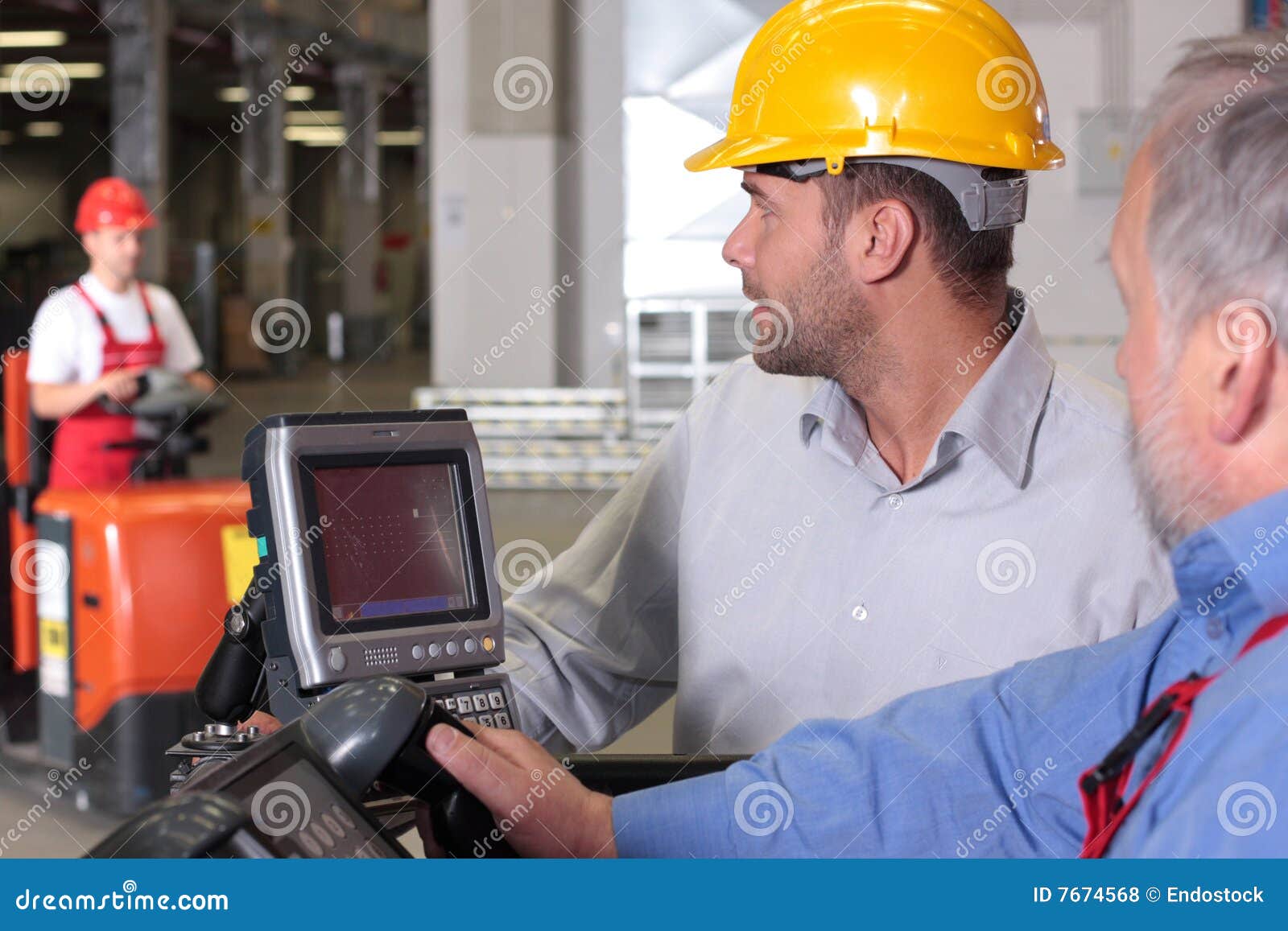 Supervisor and engineer stock photo. Image of duty, clever - 7674568