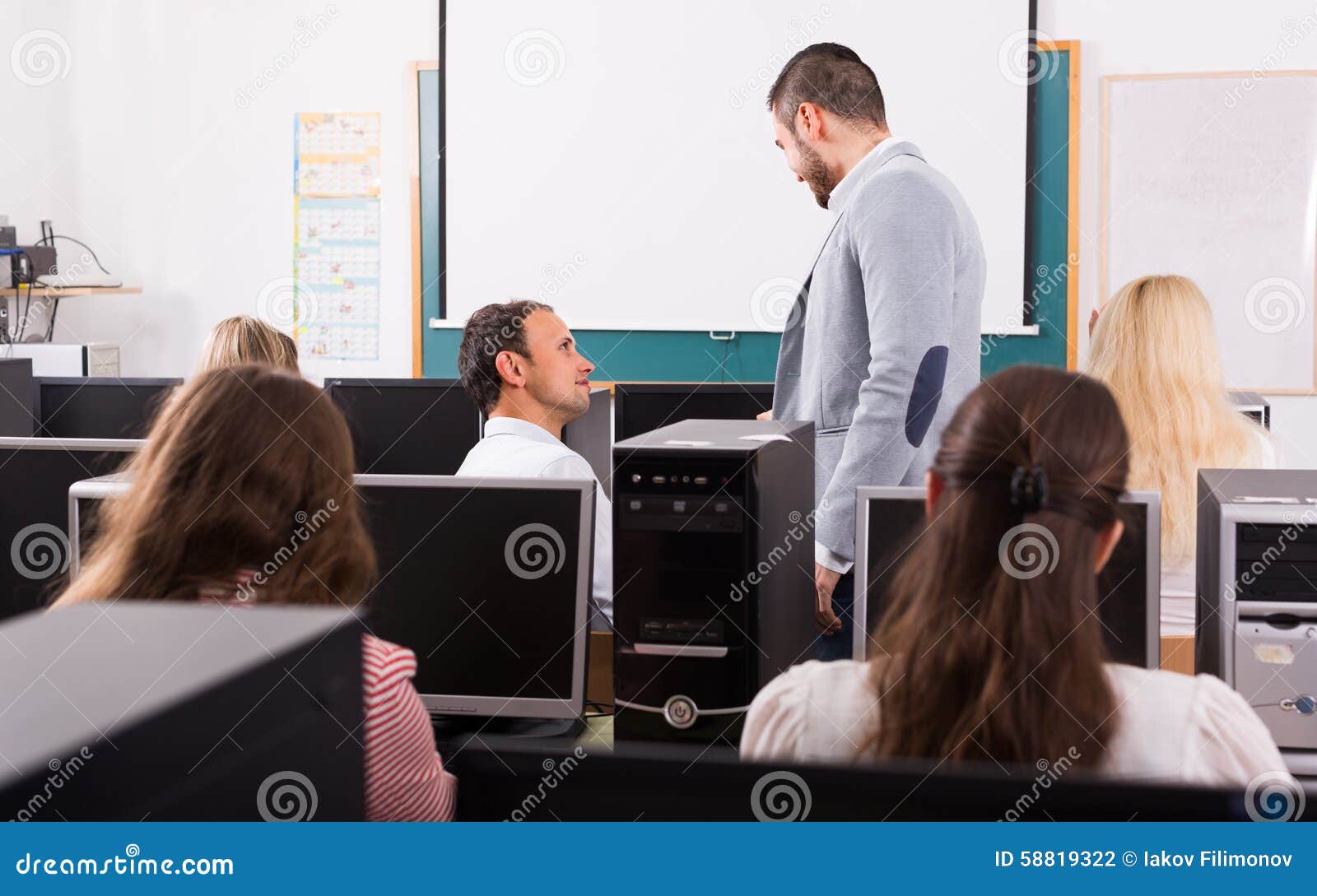 Supervisor Giving Instructions Stock Photo - Image of confident ...