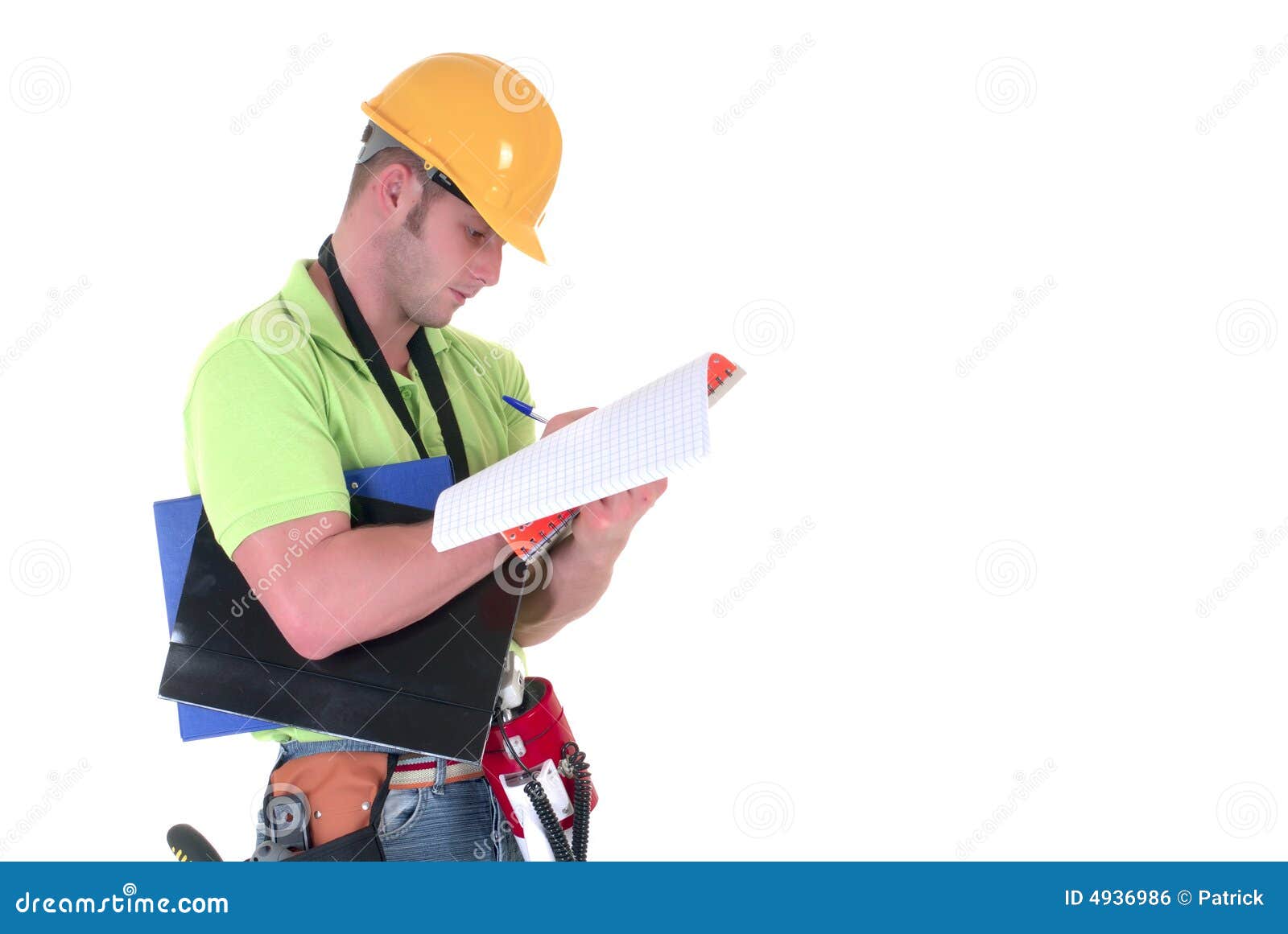 Supervisor inspecting stock photo. Image of director, studio - 4936986