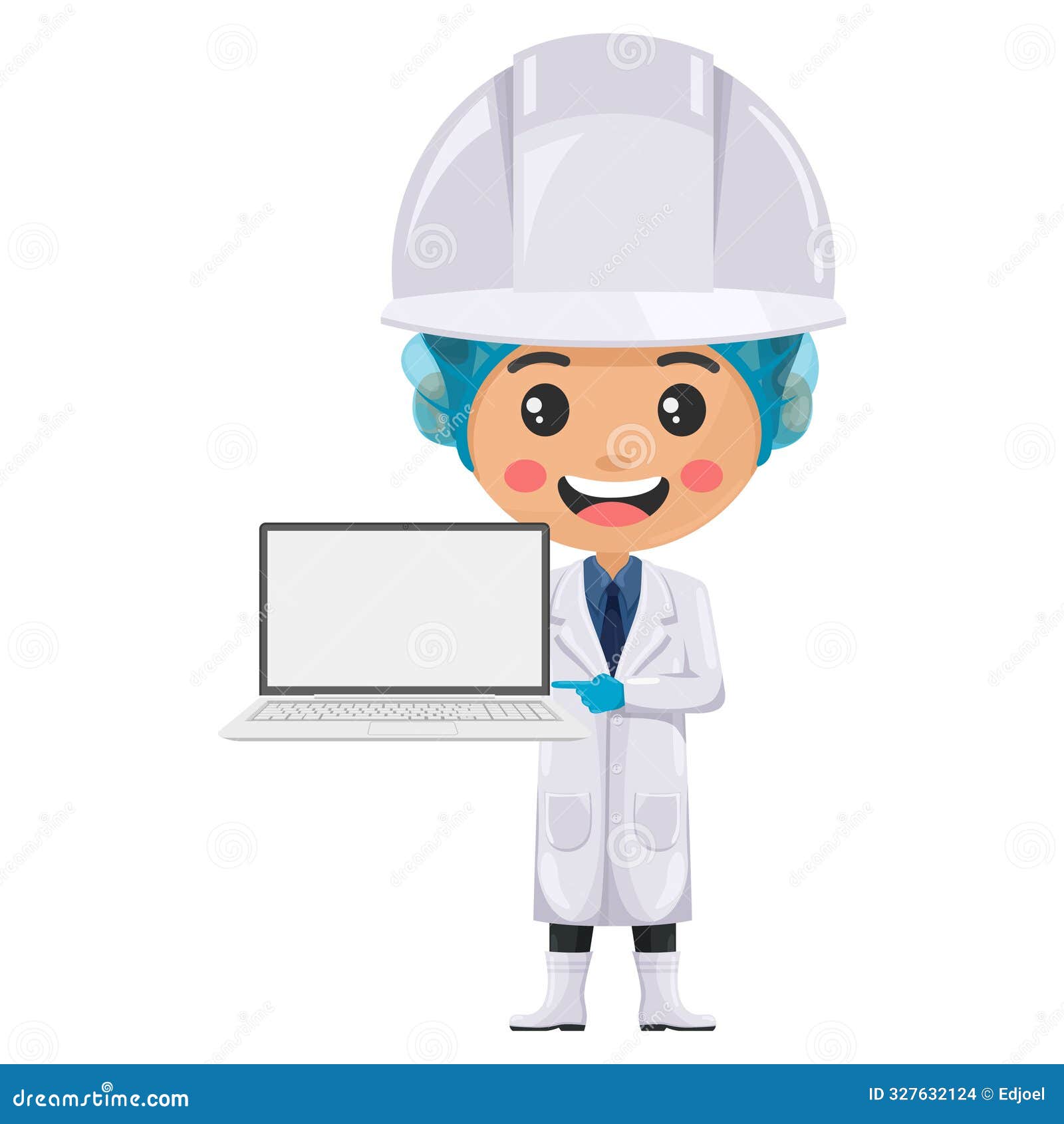 Supervisor With A Laptop. Integration Of Technology And Data Analysis ...