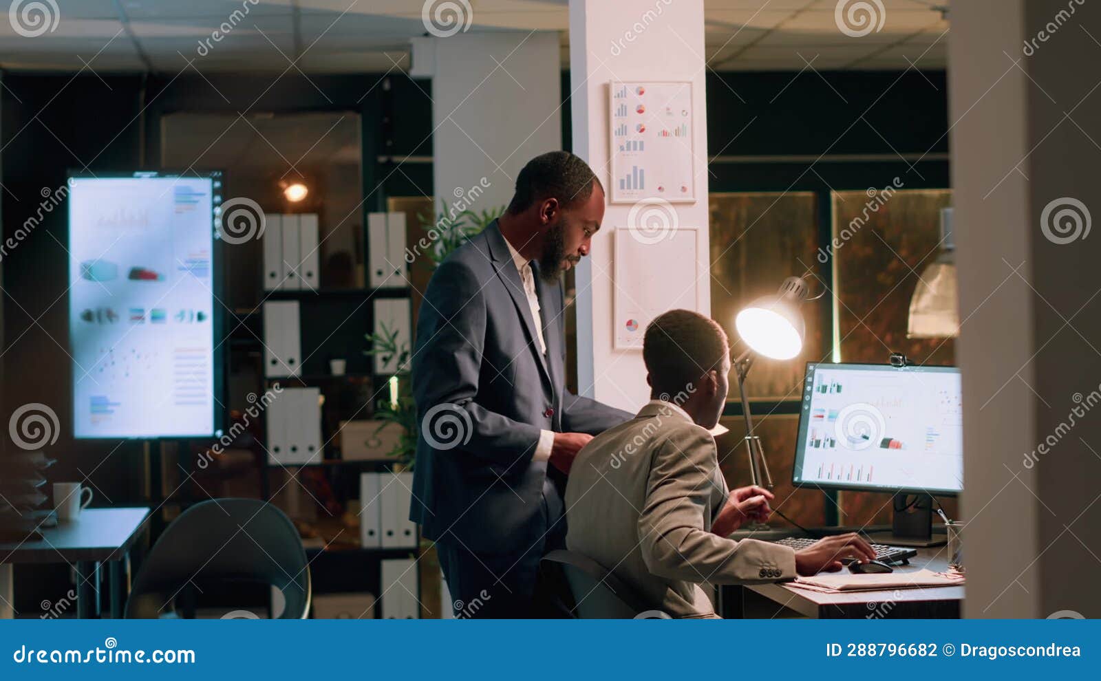 Supervisor Teaching Newcomer Stock Footage - Video of work, newcomer ...