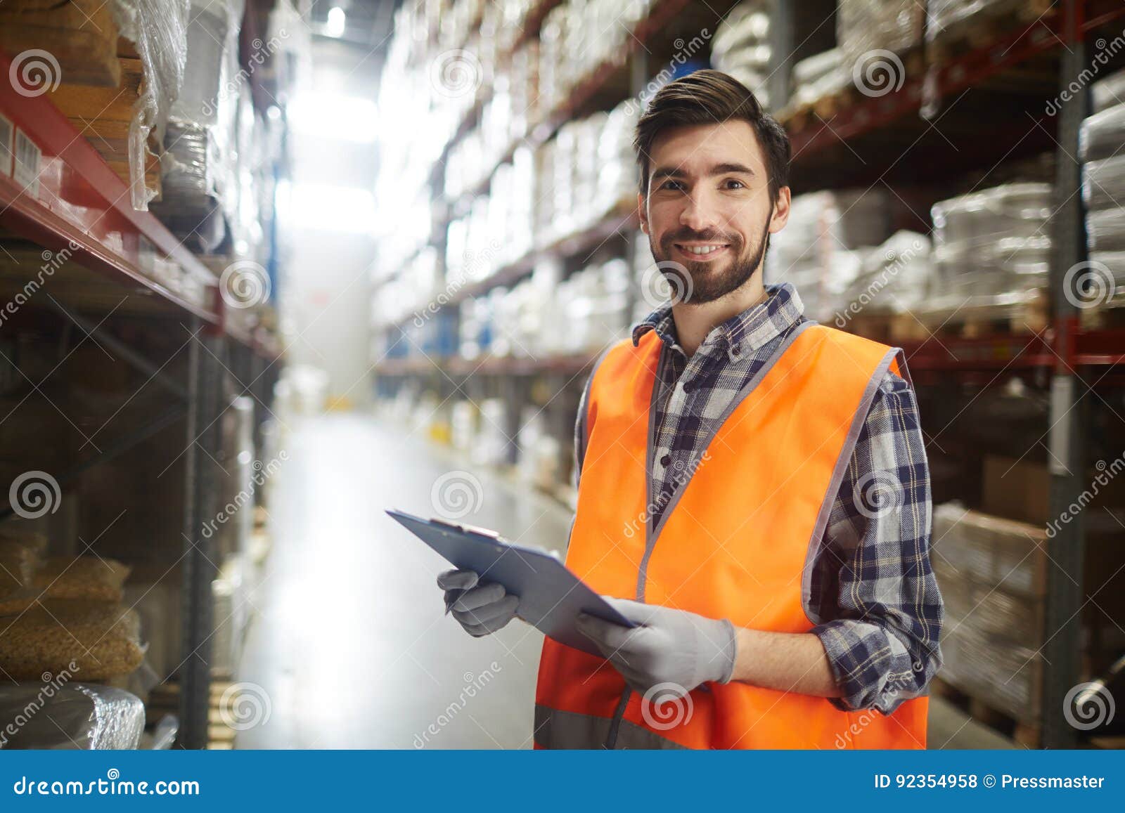 Supervisor at work stock photo. Image of manager, shelf - 92354958