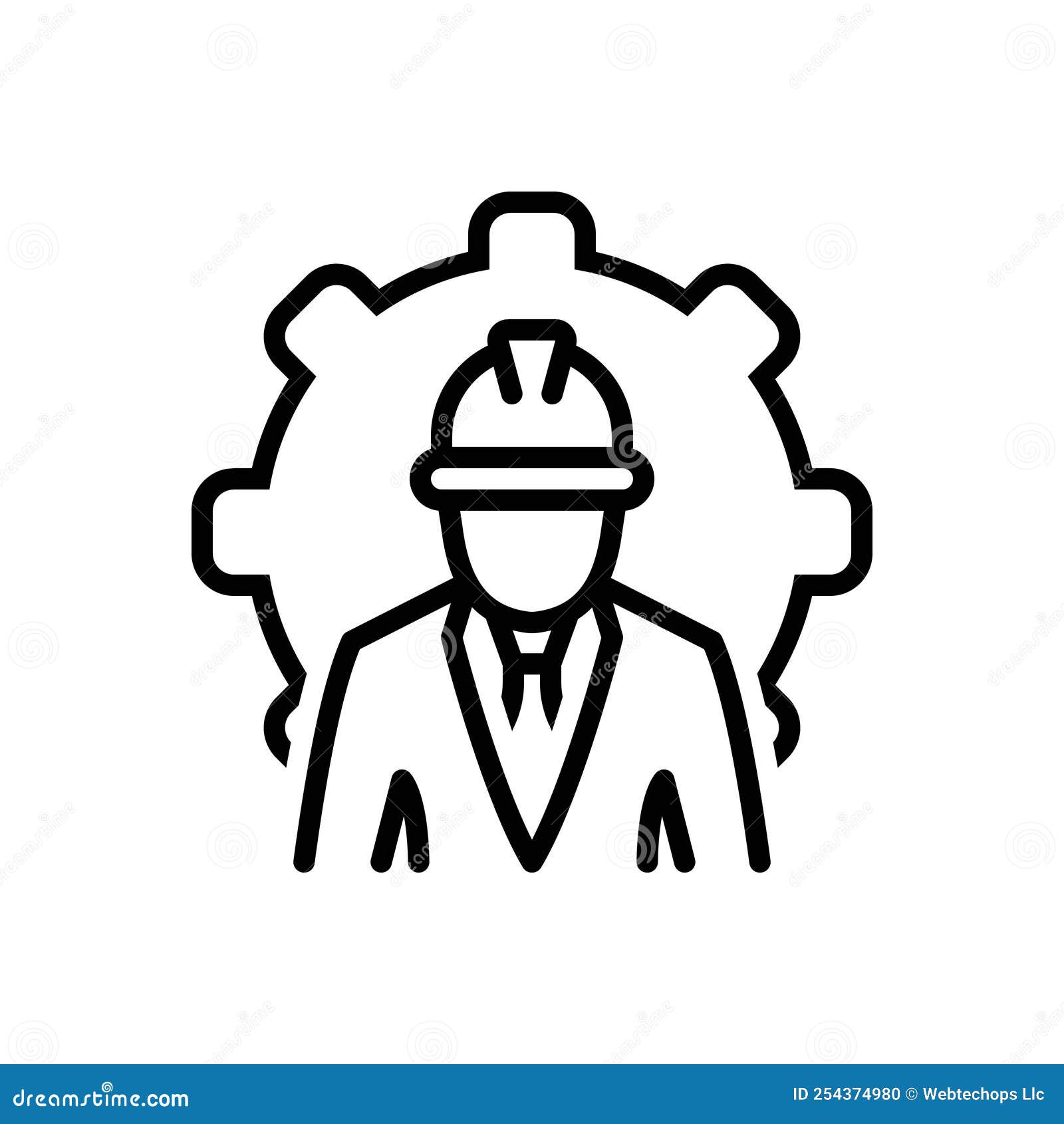 Overseer Line Icons Collection. Authority, Management, Watchful ...