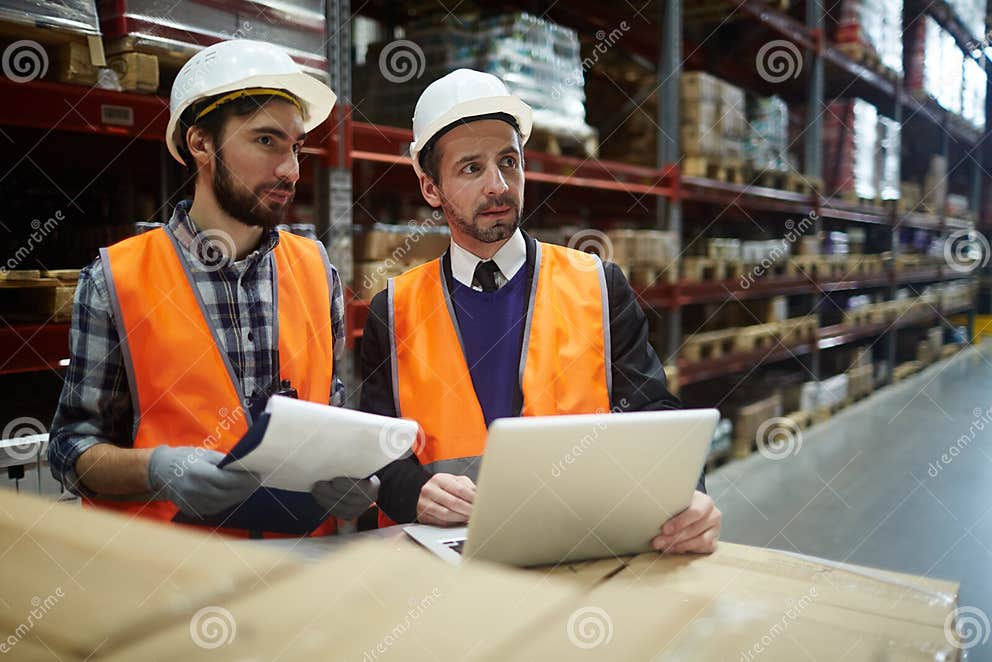 Supervisors at work stock photo. Image of industry, factory - 94125822