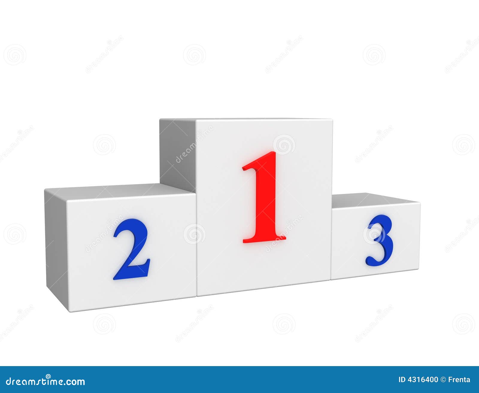 Suporte Olímpico Primeiramente, Segundo E Terceiro Lugar Ilustração ...