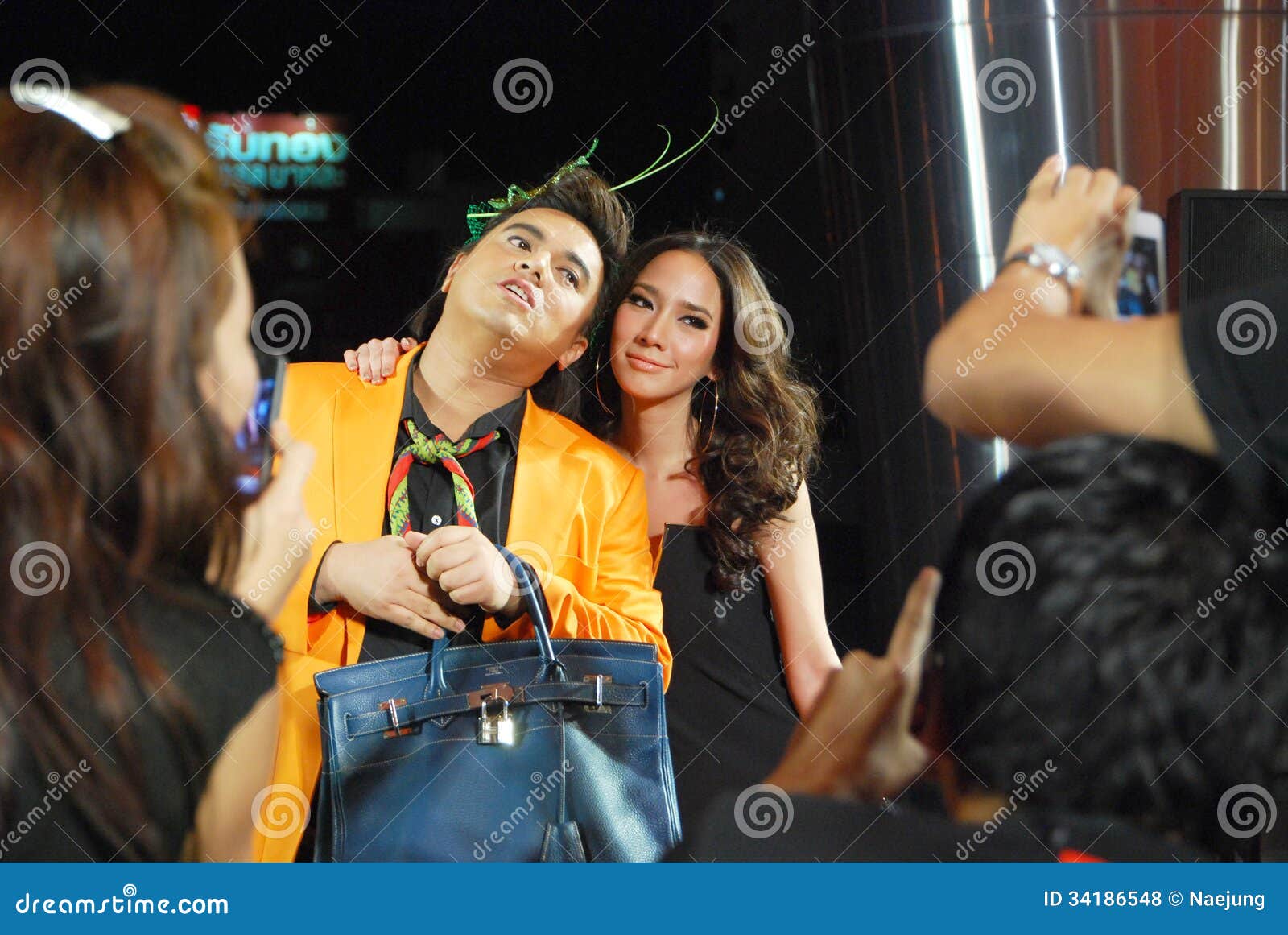 A Suppachai and Aum Patcharapa Editorial Stock Photo - Image of ...