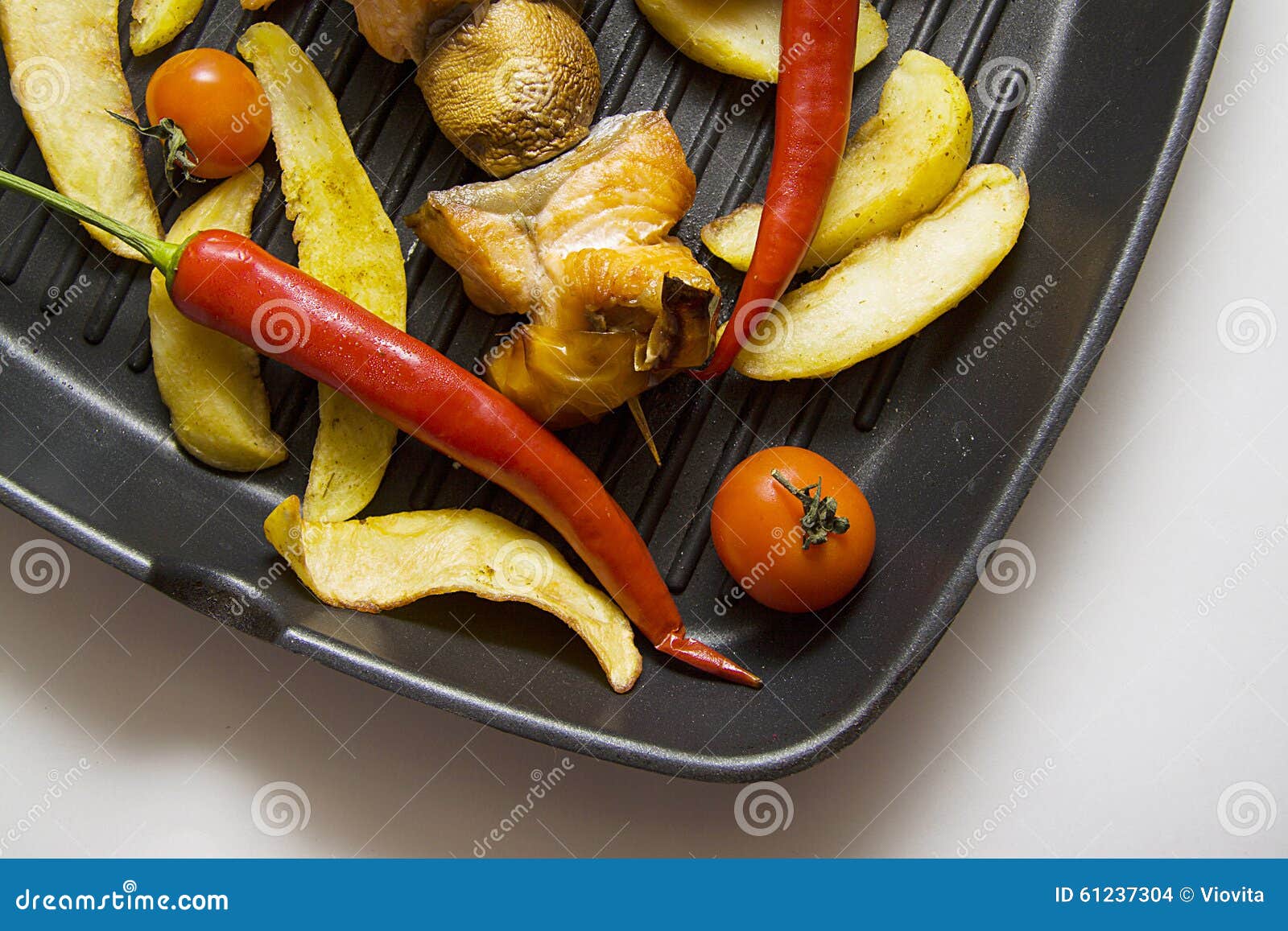 Supper of fish and chips stock photo. Image of green - 61237304