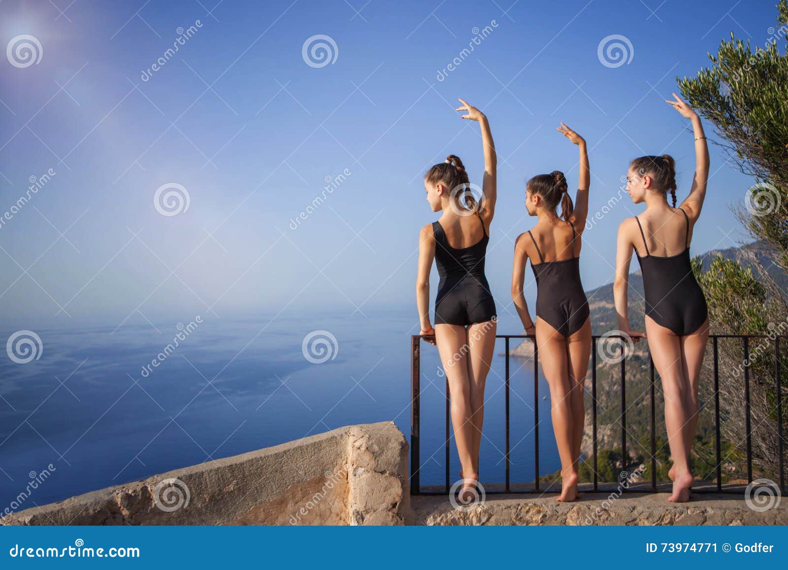 Supple, Fit Healthy Dancers Stock Image - Image of flexible, femininity ...