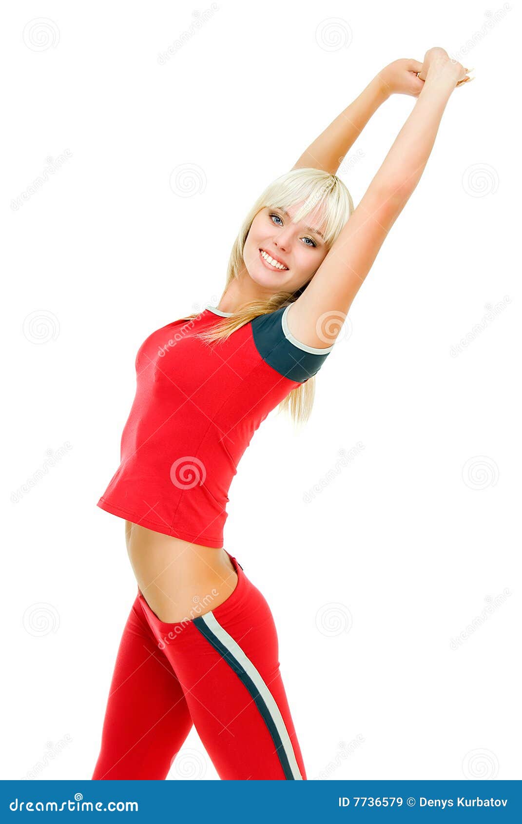 Supple waist stock image. Image of beautiful, female, fitness - 7736579