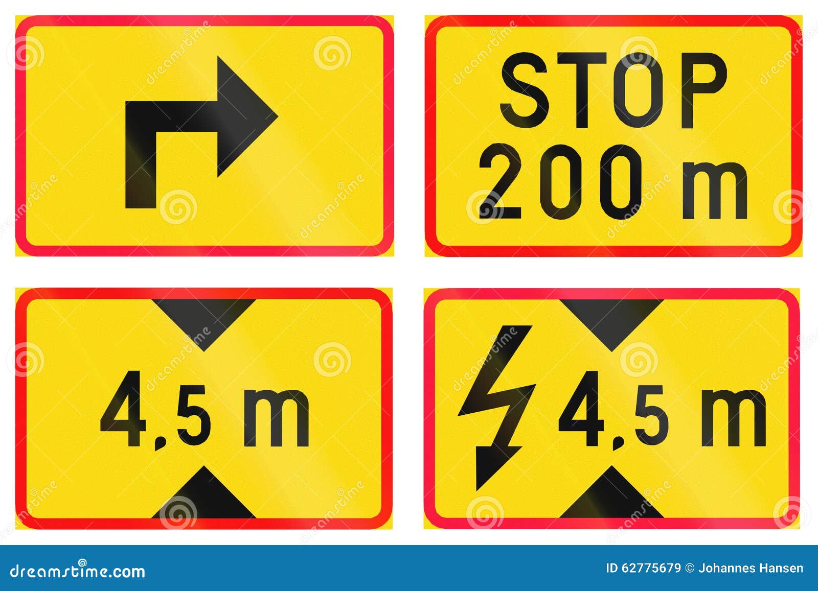 Supplementary Road Signs In Finland Royalty-Free Stock Photo ...