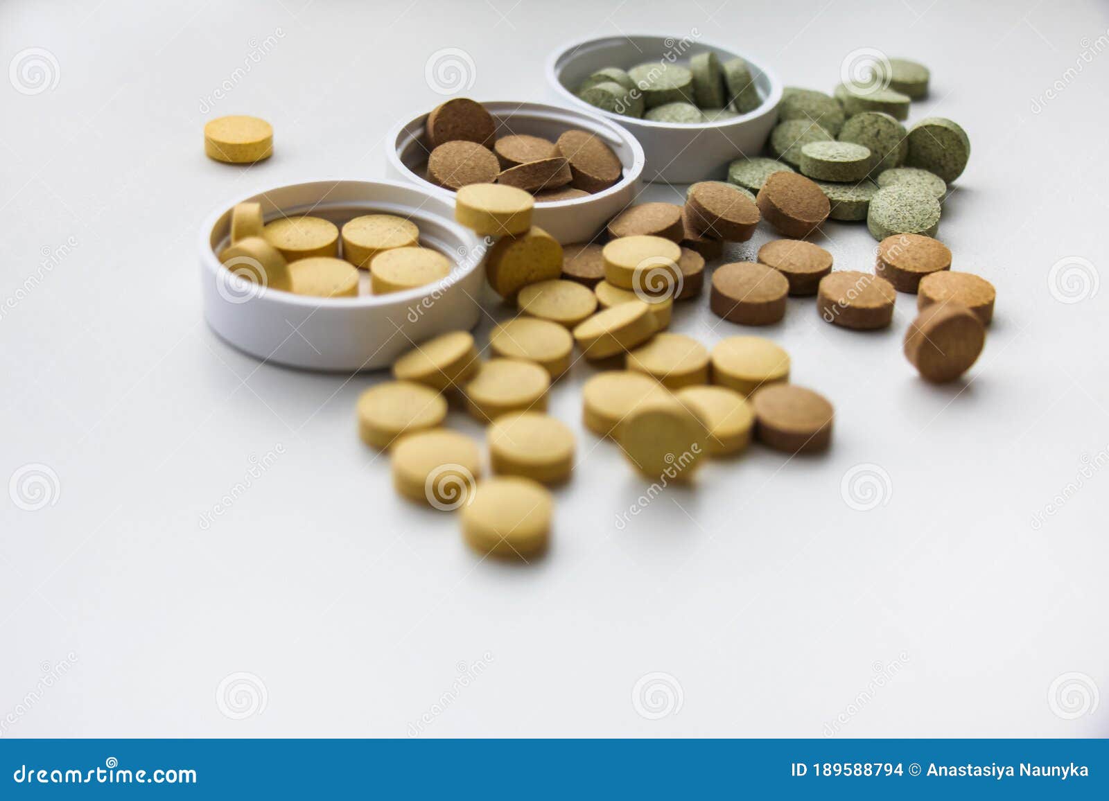 Supplements on the White Background Stock Photo - Image of dietary ...
