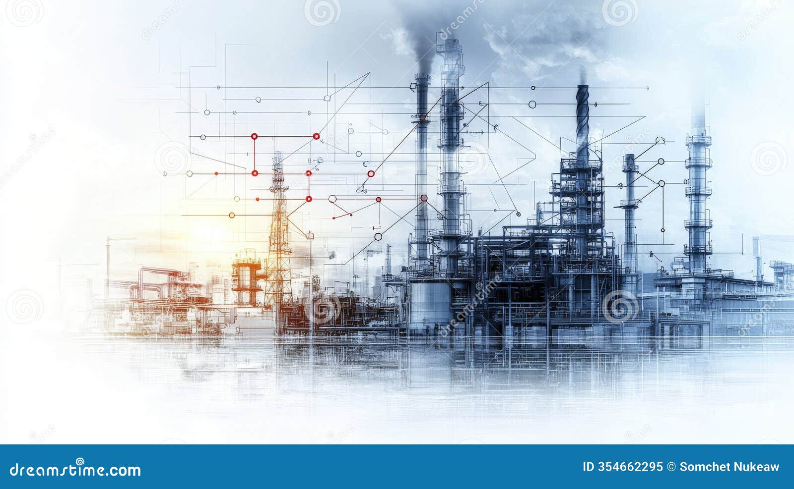 Supply Chain Management Flowchart in Industrial Environment Detailed ...