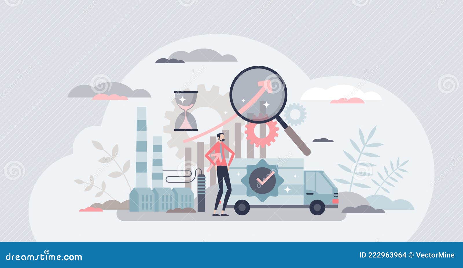 Logistic Distribution Cargo Service Concept. Global Delivery Worldwide ...