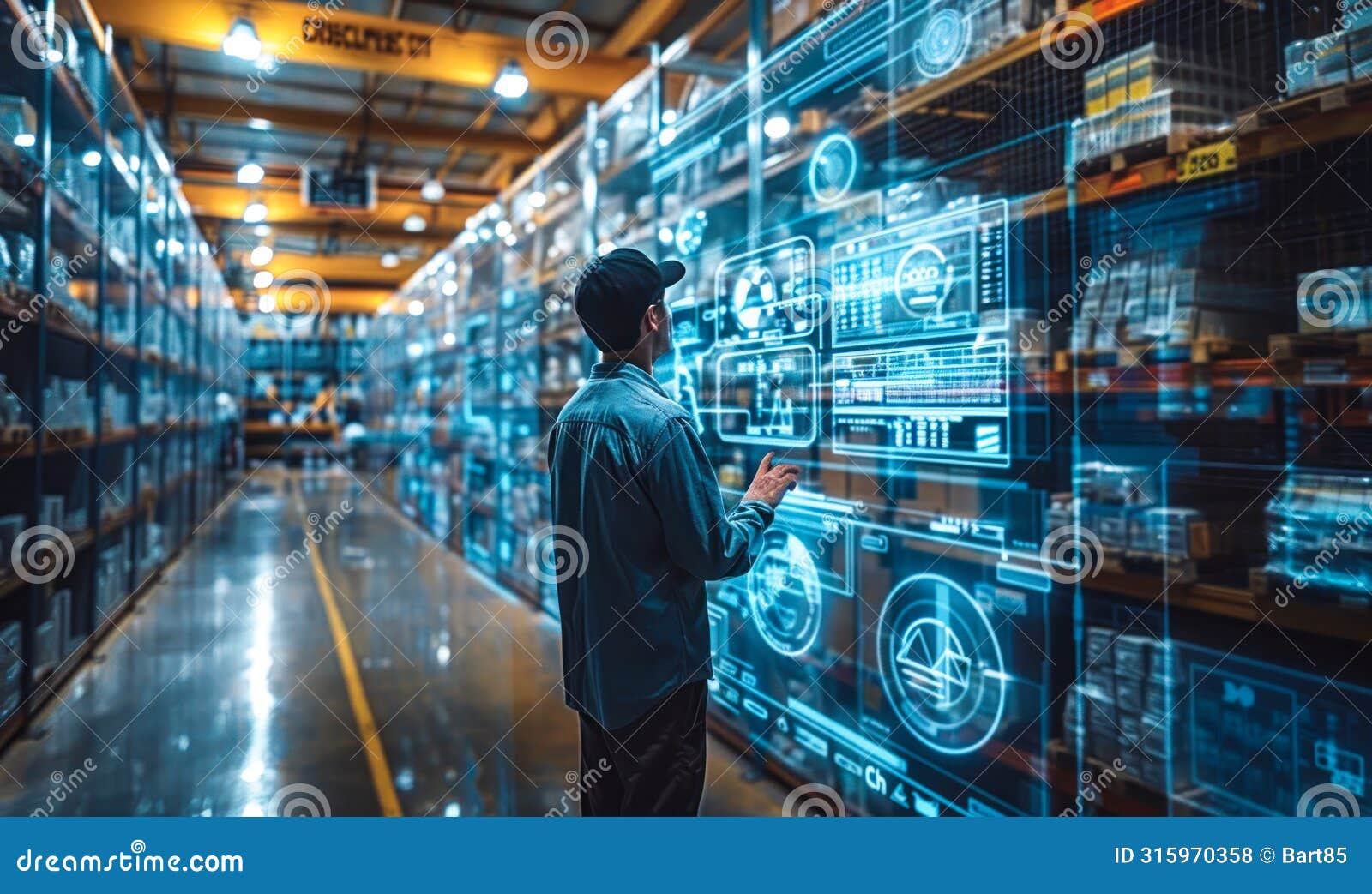 Supply Chain Management SCM Concept Representing Integrated Logistics ...