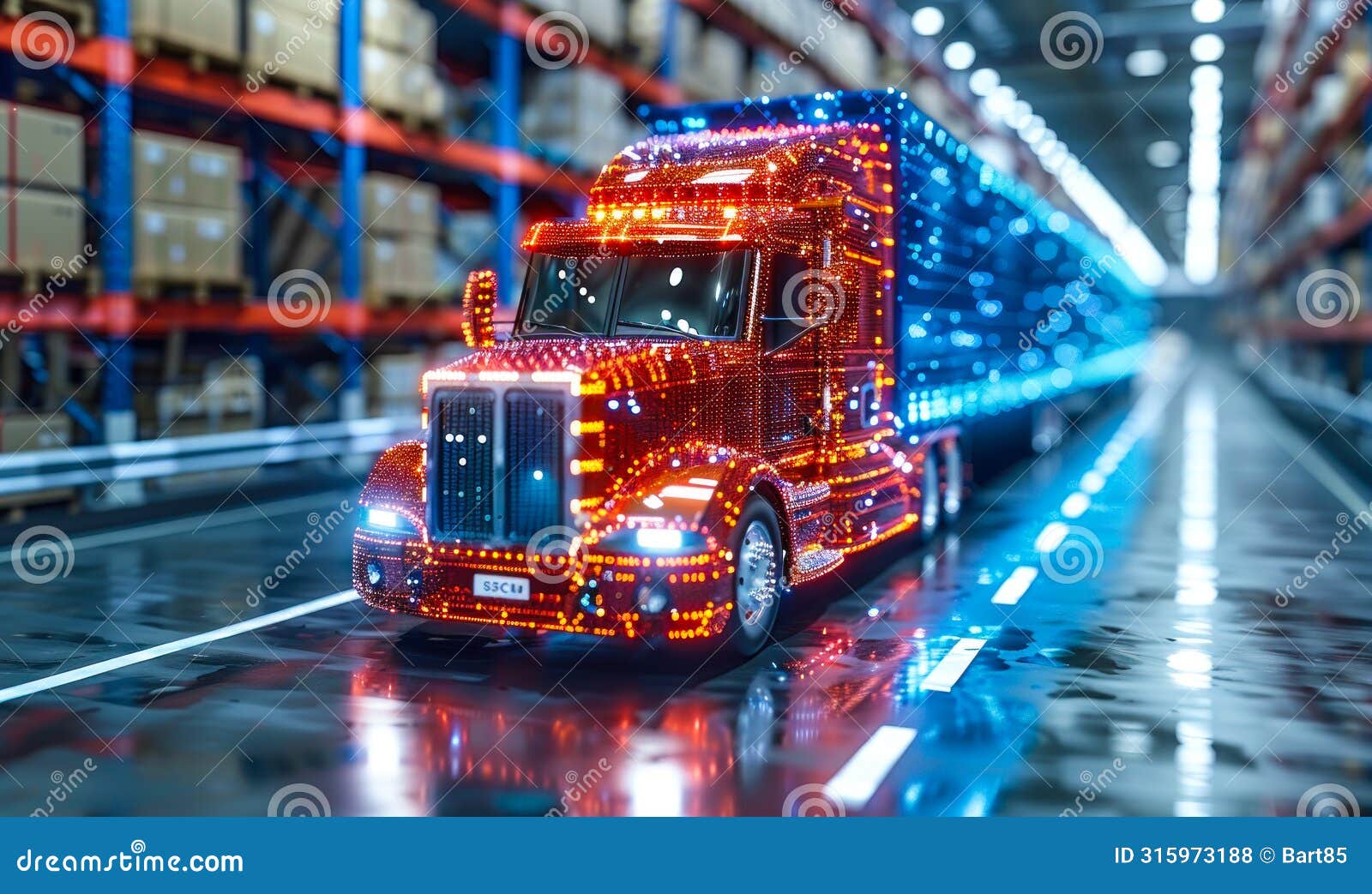 Supply Chain Management SCM Concept Representing Integrated Logistics ...