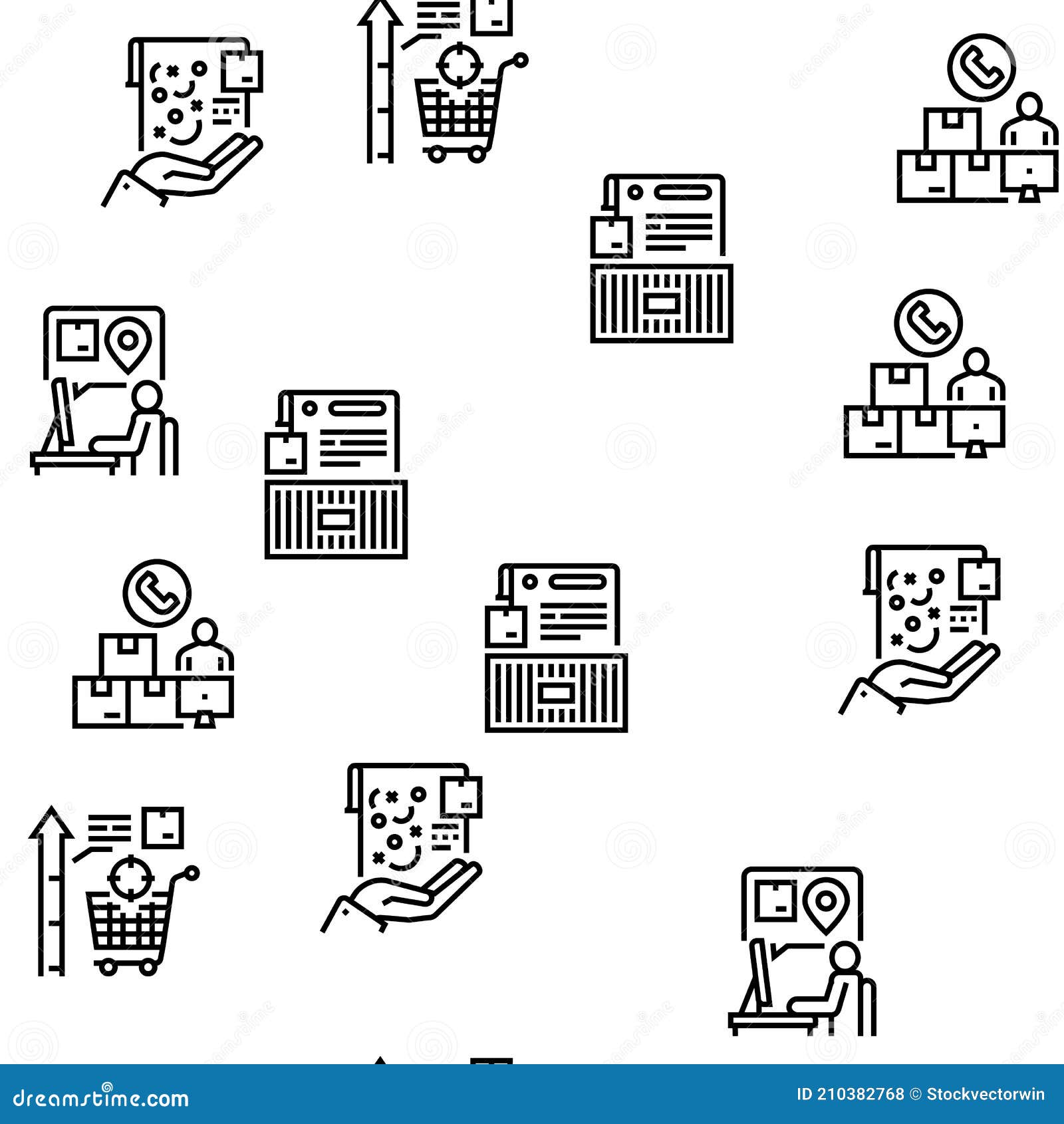 Supply Chain Management System Icons Set Vector Stock Vector ... Supply Chain Management System Icons Set Vector Stock Vector ...