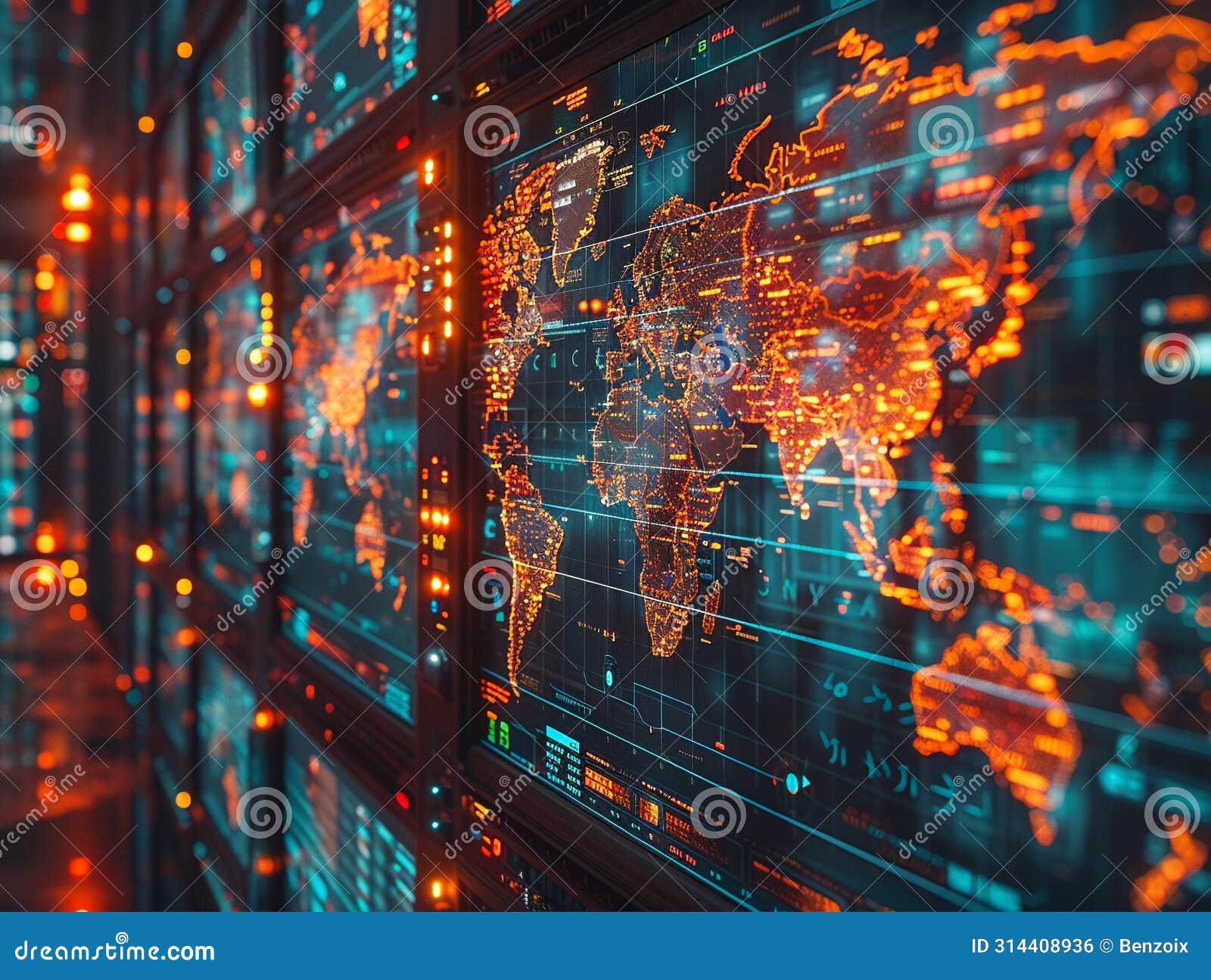 Supply Chain Manager Optimizing Logistics Networks Stock Photo - Image ...