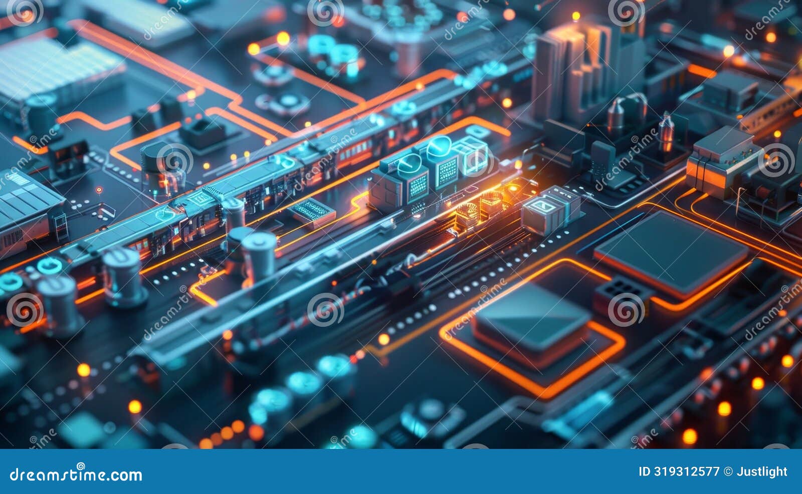 A Supply Chain Timeline Showing a Flow Chart of Production Distribution ...
