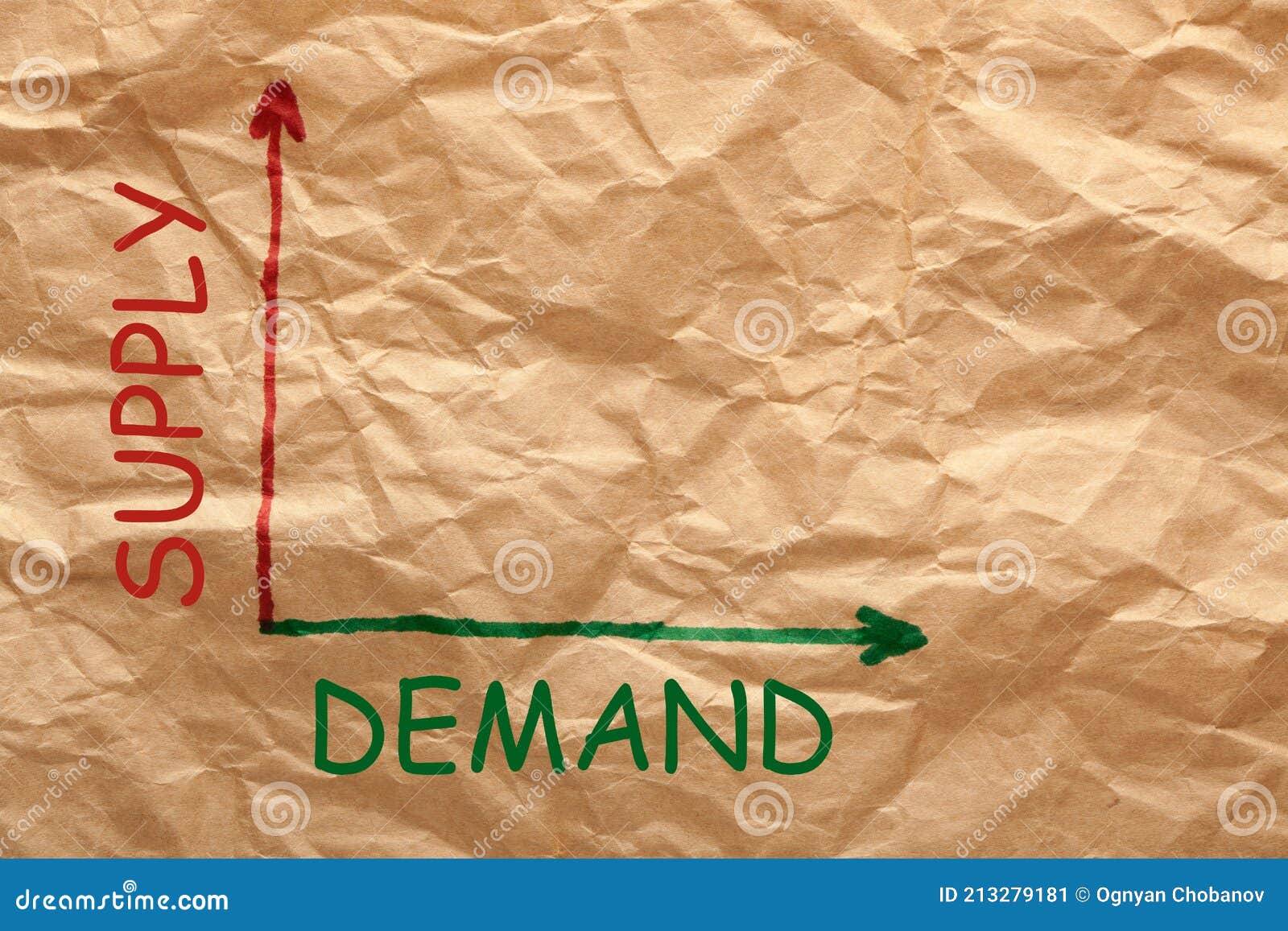Supply Demand Concept stock image. Image of customer - 213279181