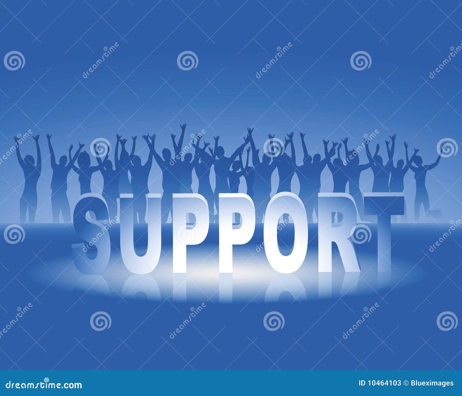 Support stock vector. Illustration of cheer, innovative - 10464103