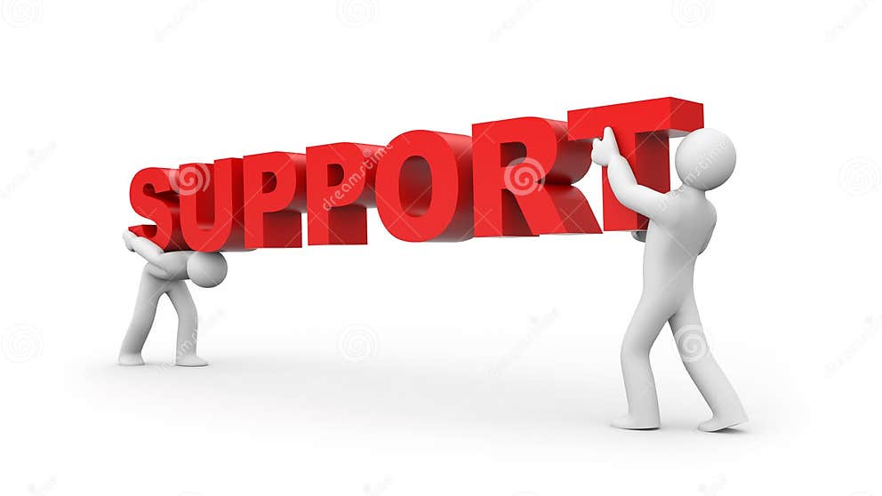 Support stock illustration. Illustration of agent, beautiful - 10684169