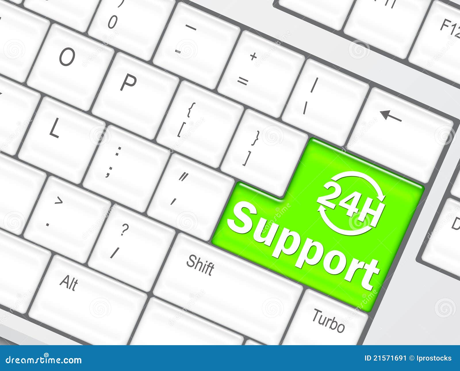 Support 24 hours concept stock illustration. Illustration of keypad ...