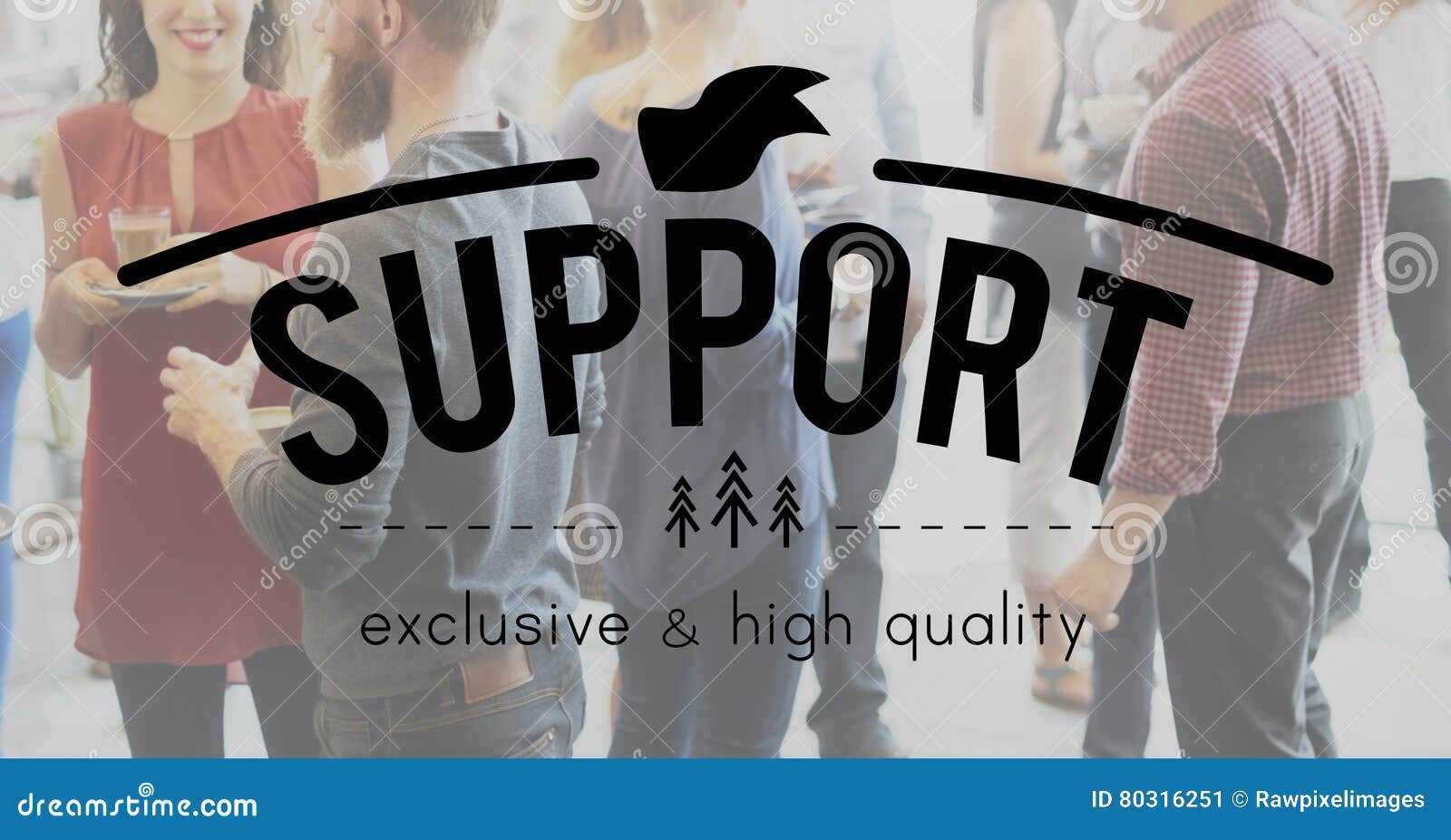 Support Advice Assistance Coaching Community Concept Stock Image ...