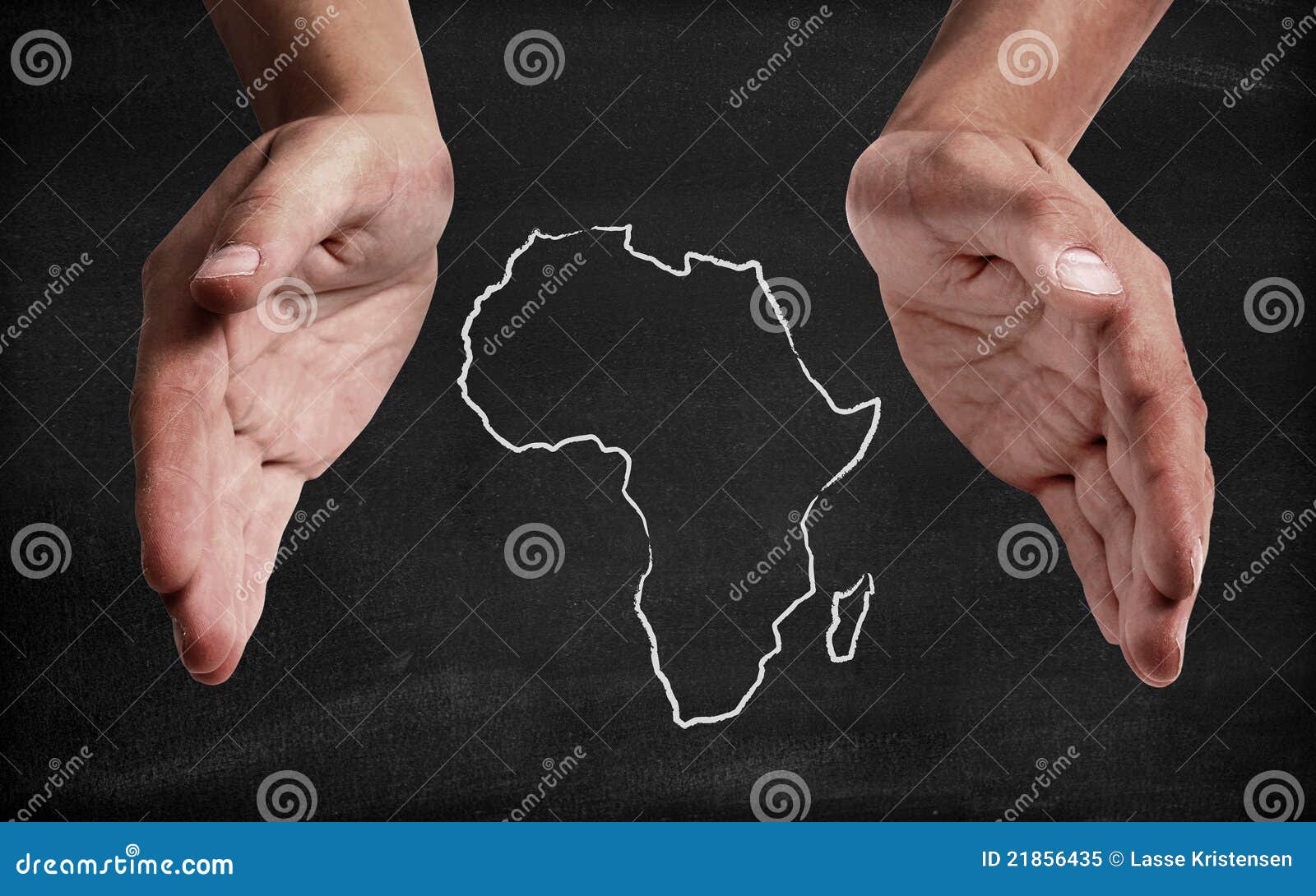 Support africa stock image. Image of ethnic, person, palm - 21856435