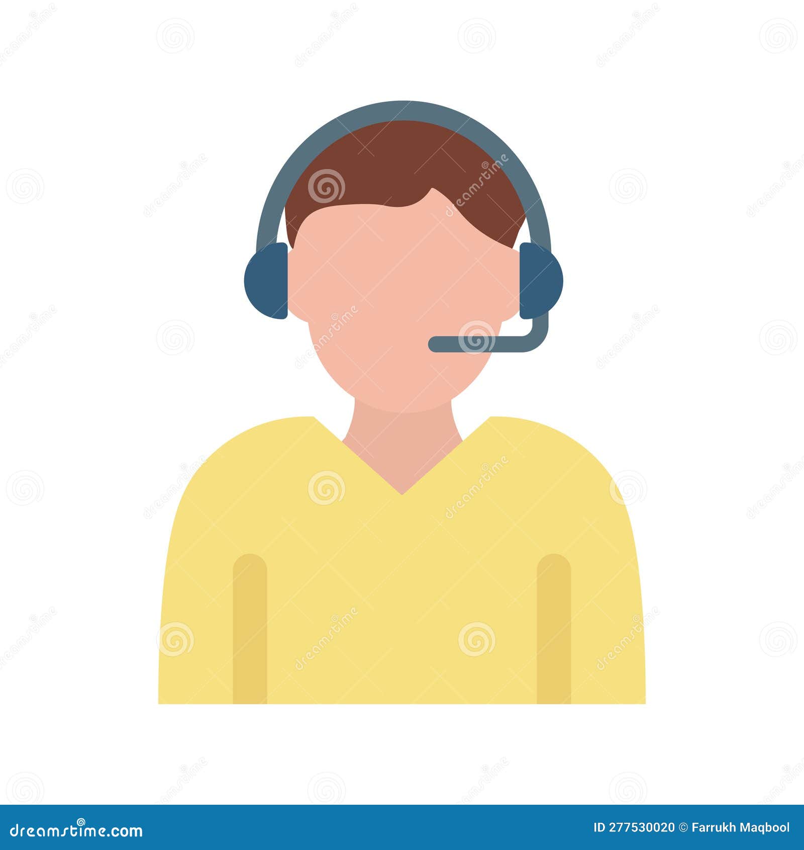 Support Agent Icon Vector Image. Suitable for Mobile Apps, Web Apps and ...