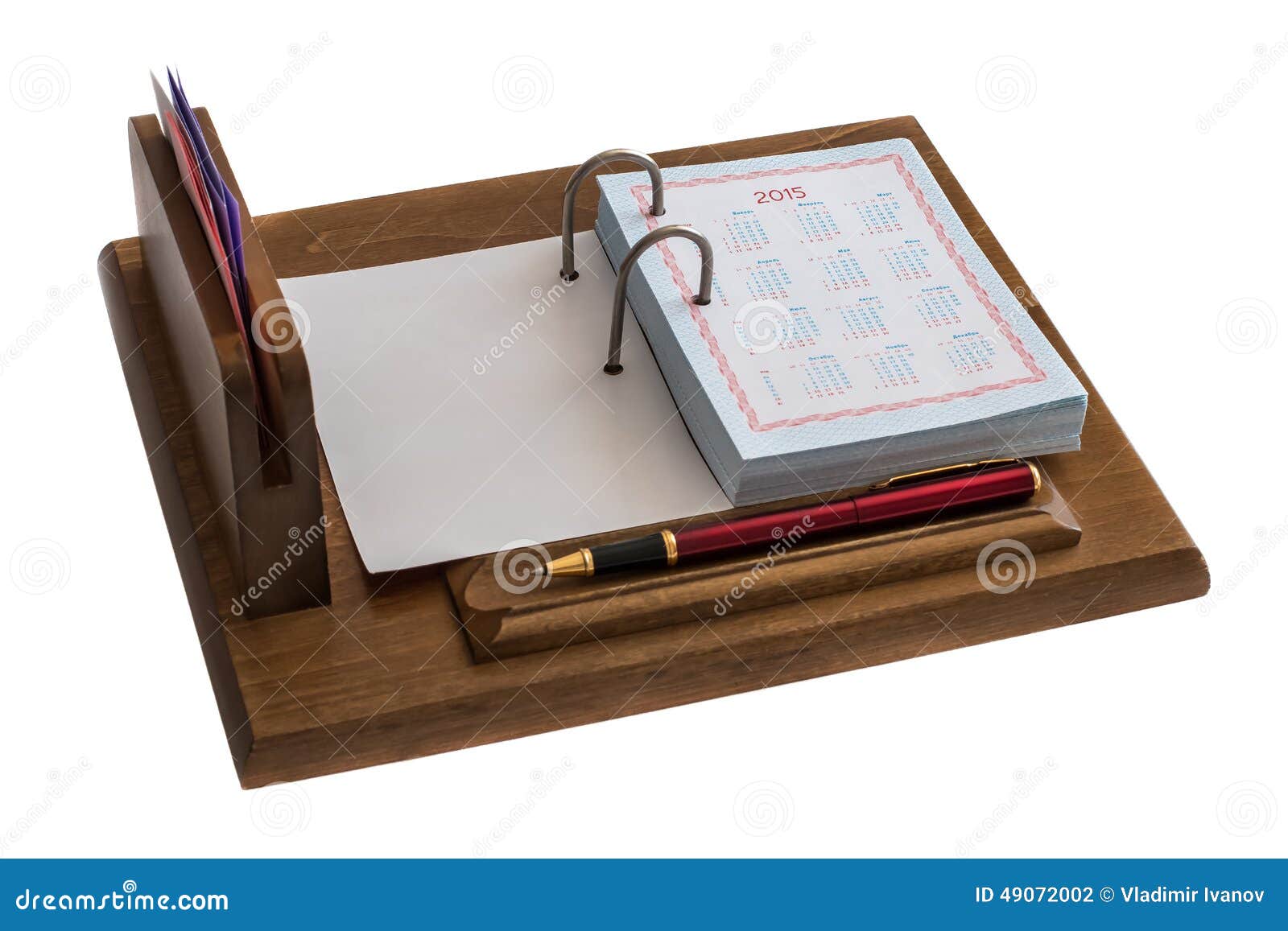 Support for an Appointment Desk Calendar Stock Photo - Image of handle ...