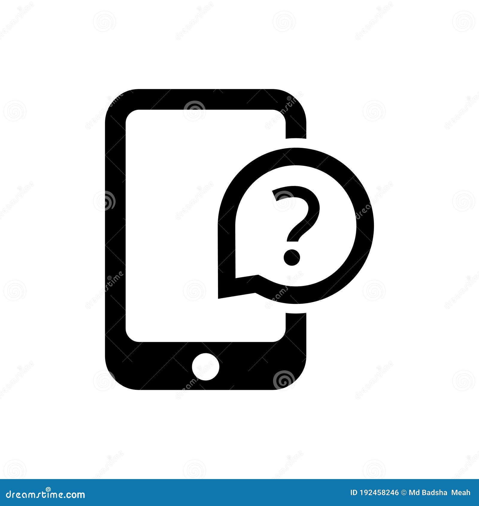 Support Apps Icon stock vector. Illustration of vector - 192458246