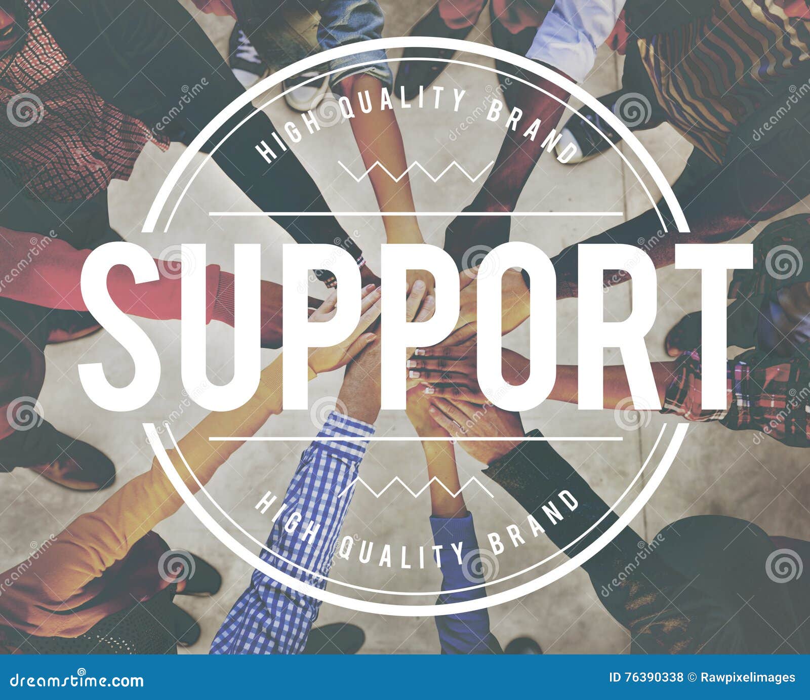 Support Assistance Advice Coaching Help Team Concept Stock Photo ...