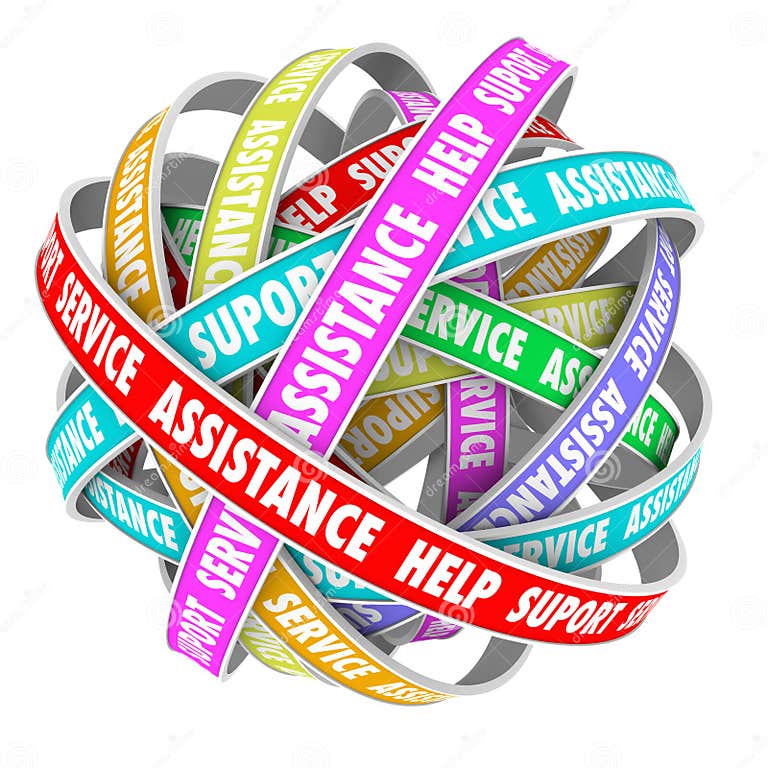 Support Assistance Help Support Endless Cycle always Available Stock ...