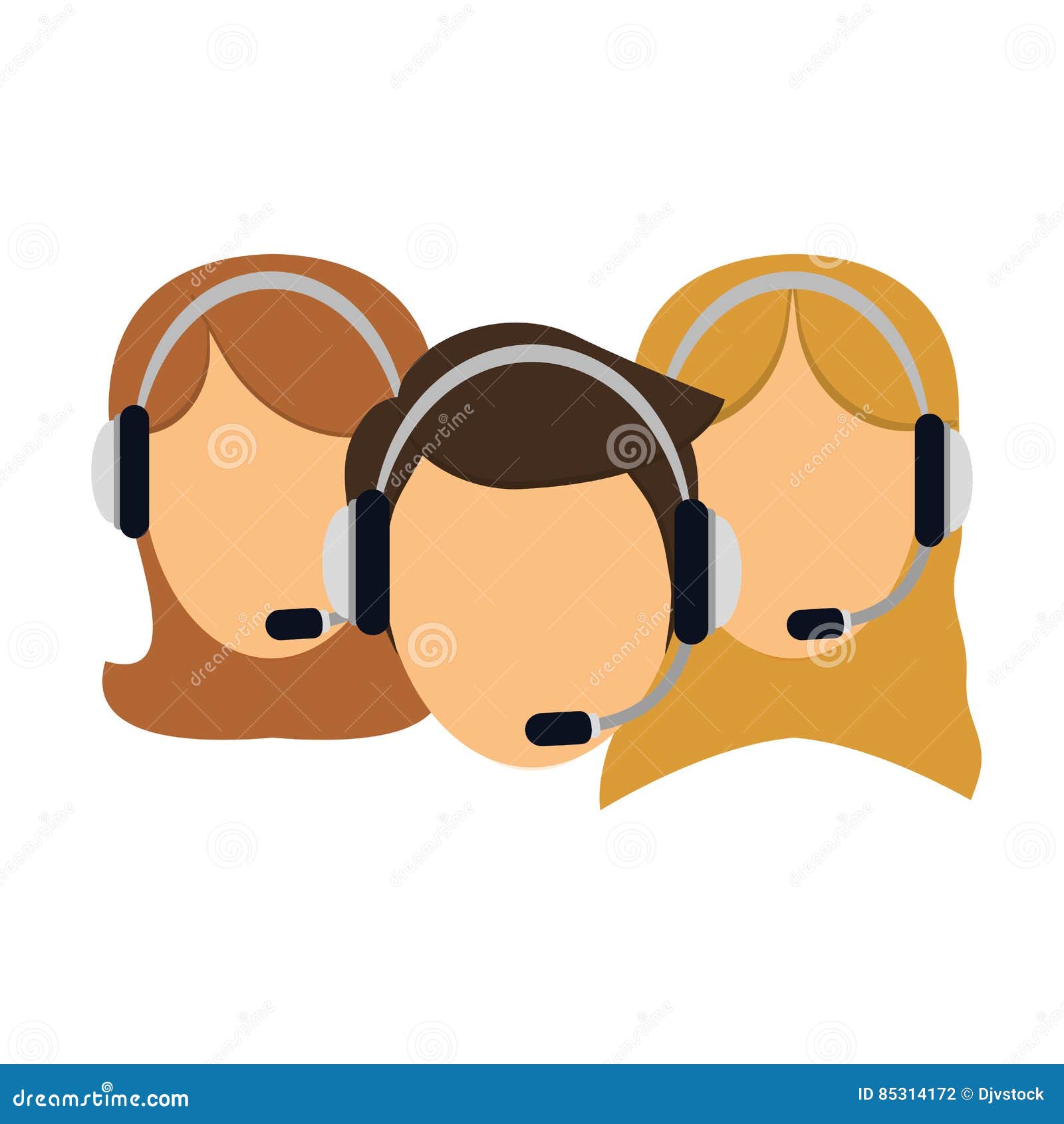 Support Assistants Technical Icon Stock Illustration - Illustration of ...