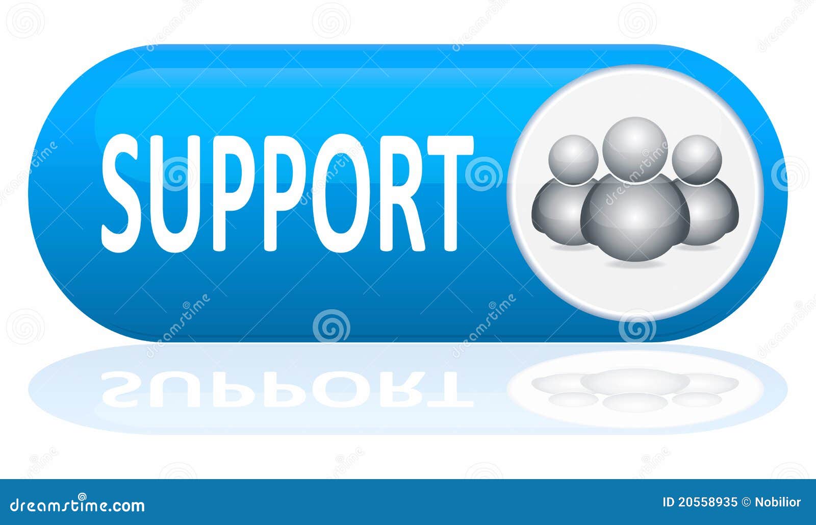 Support banner stock illustration. Illustration of line - 20558935