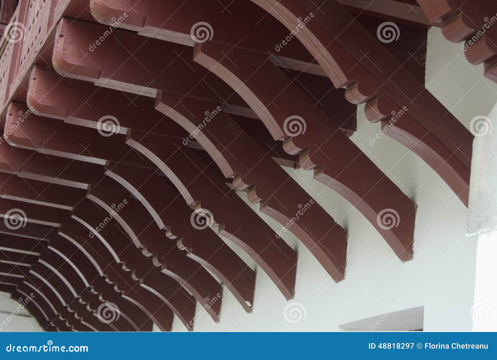 Support beams stock image. Image of wooden, traditional - 48818297