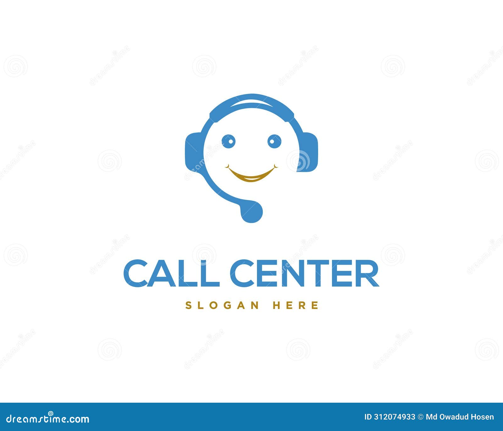 Support with Call Center Logo Icon Design. Stock Vector - Illustration ...