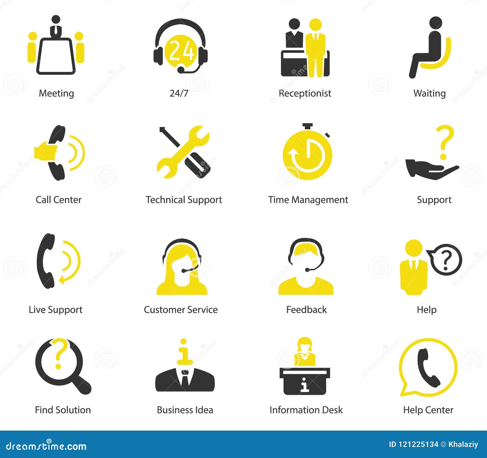 Support Center and Ceo Vector Icons Stock Vector - Illustration of boss ...