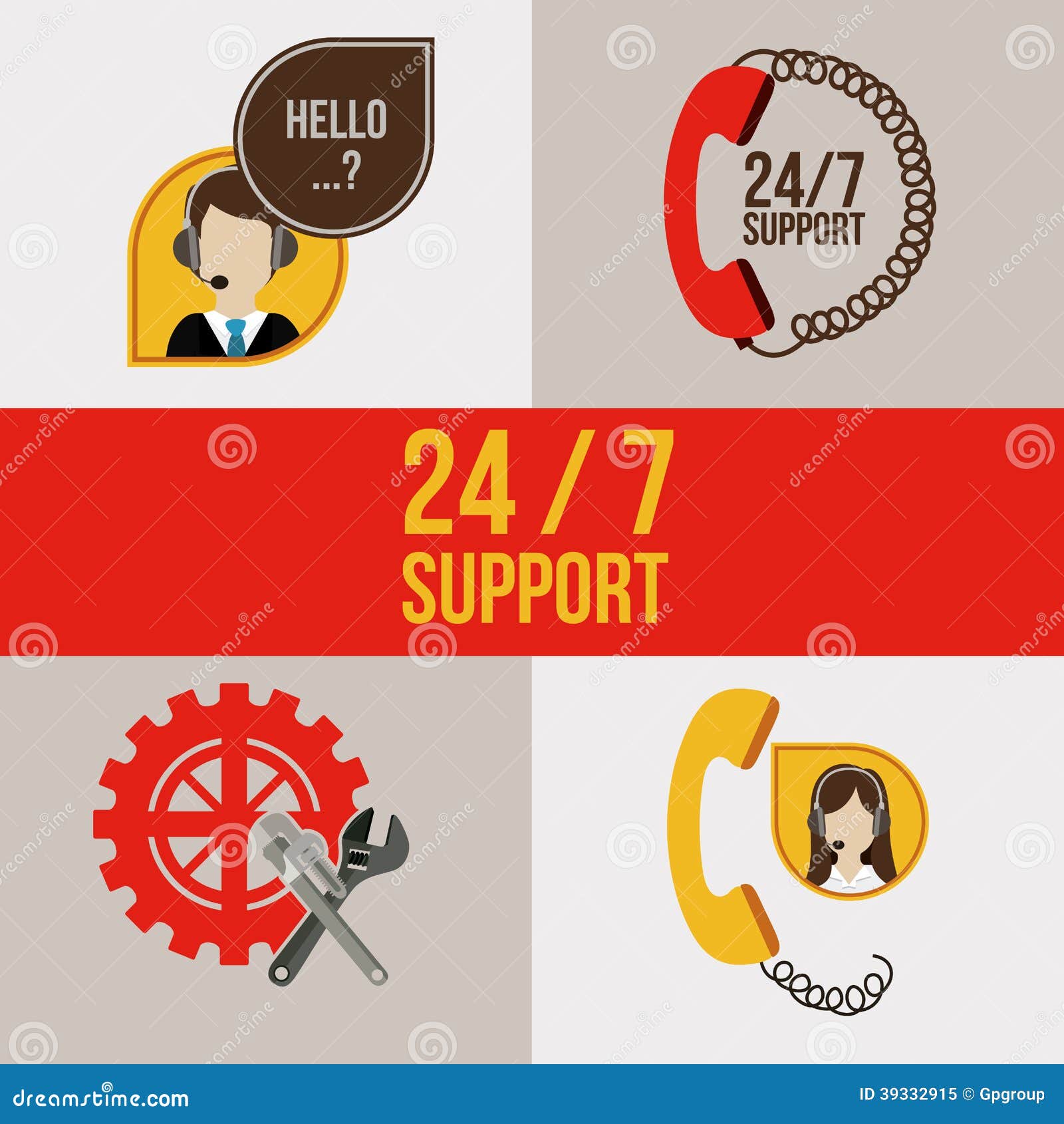 Support center design stock vector. Illustration of technology - 39332915