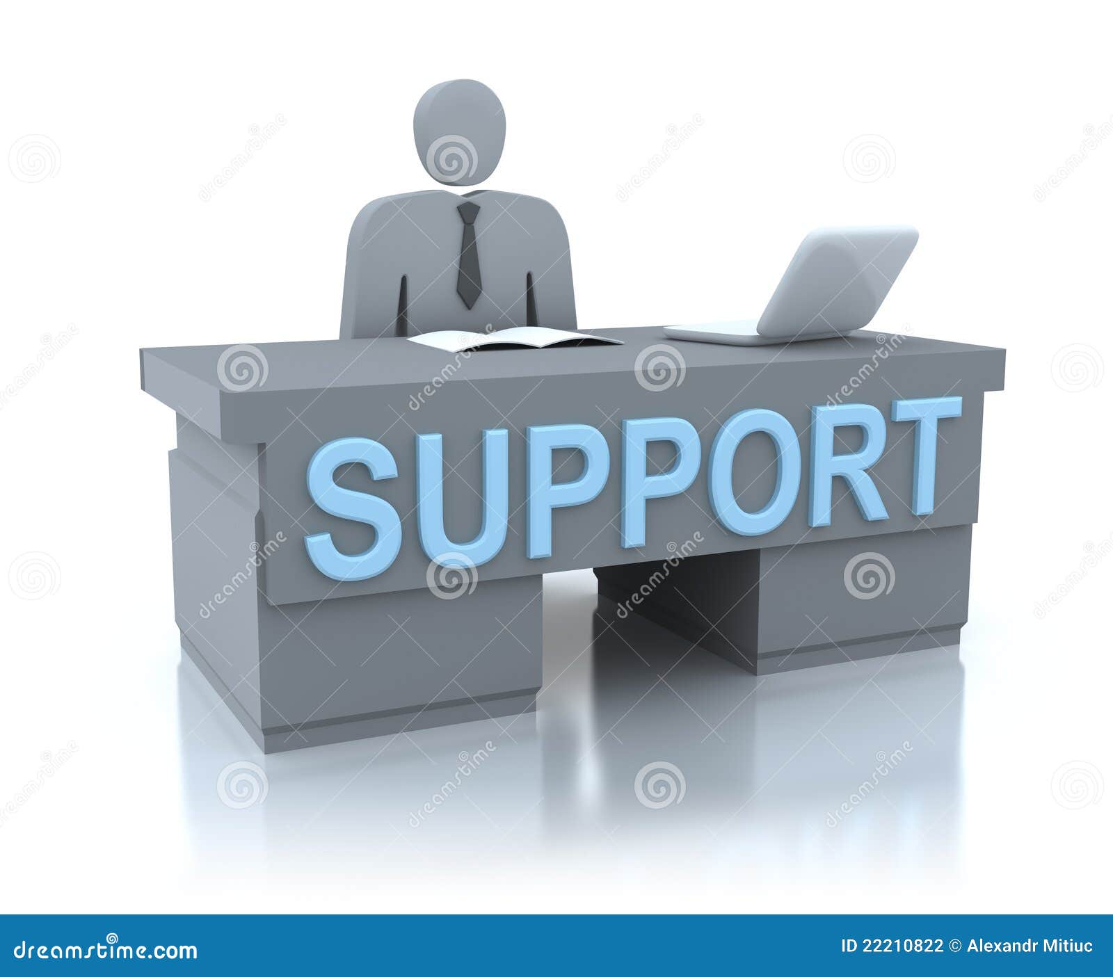 Support centre concept stock illustration. Illustration of manager ...