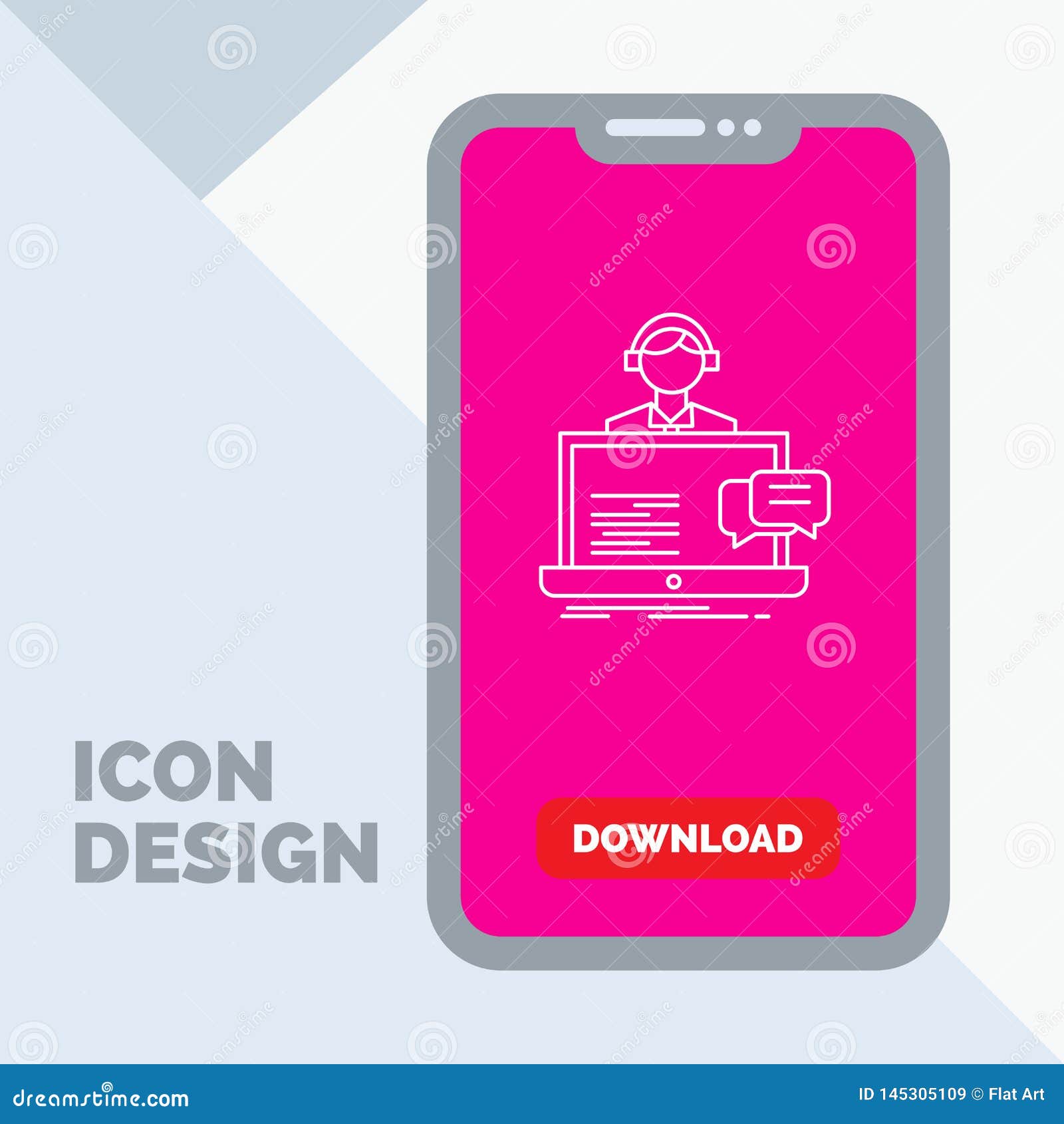 Support, Chat, Customer, Service, Help Line Icon in Mobile for Download ...