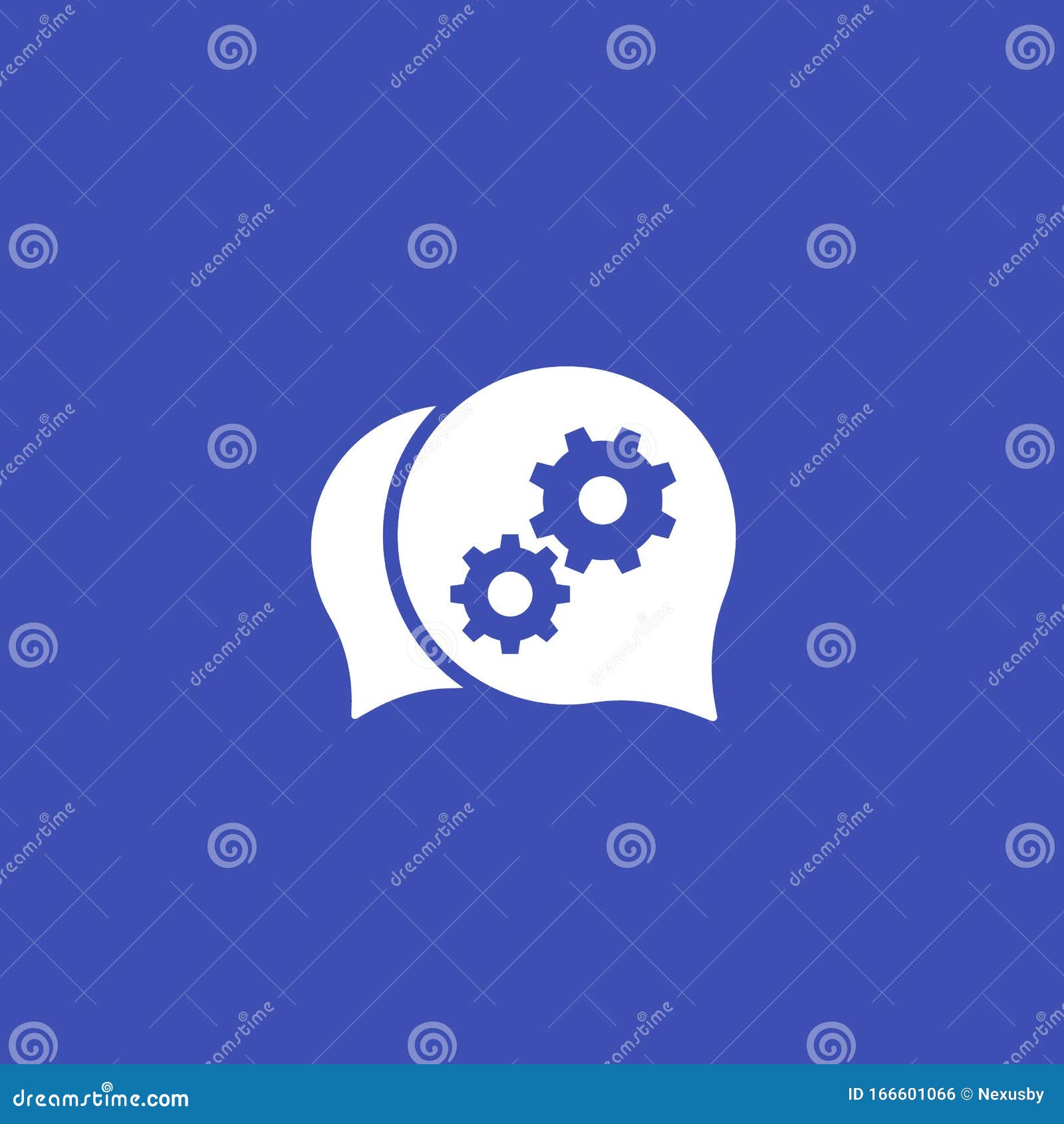 Support-Chat-Symbol vektor abbildung. Illustration von ikone - 166601066