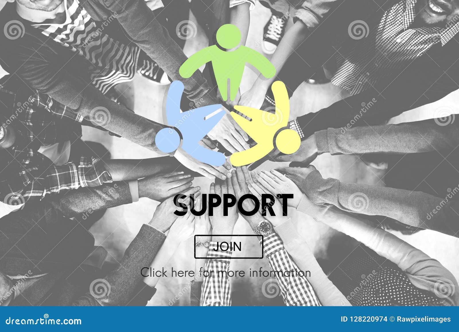 Support Collaboration Assistance Help Motivation Concept Stock Photo ...